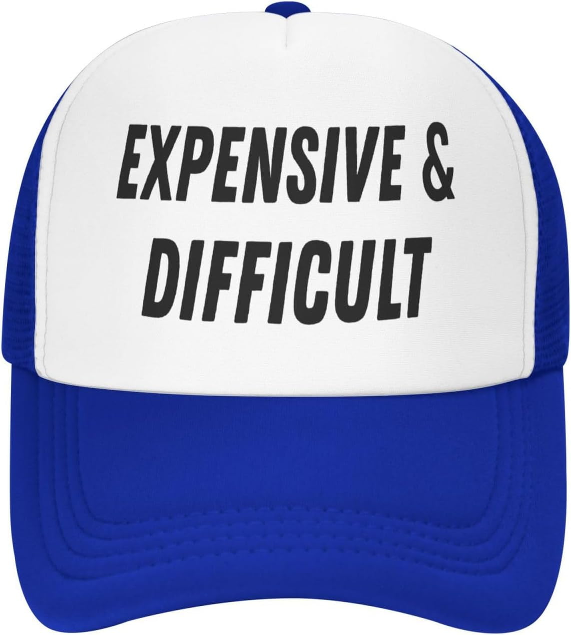 Expensive and Difficult Hats Mesh Trucker Cap Men Women Snapback Hat ...