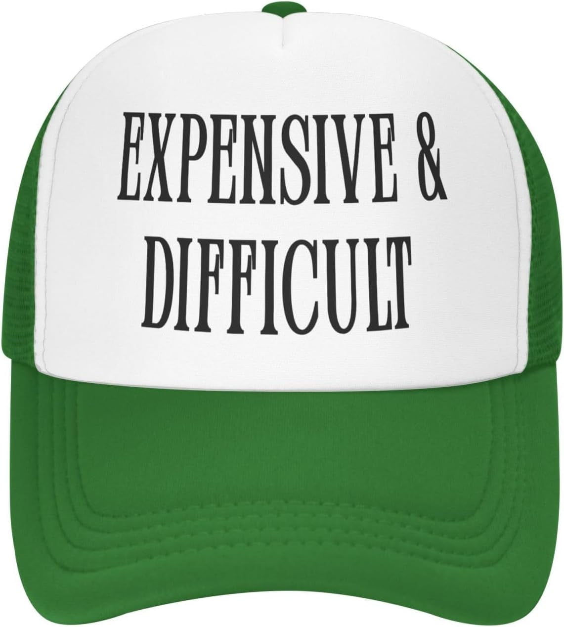 Expensive and Difficult Hats Mesh Trucker Cap Men Women Snapback Hat ...