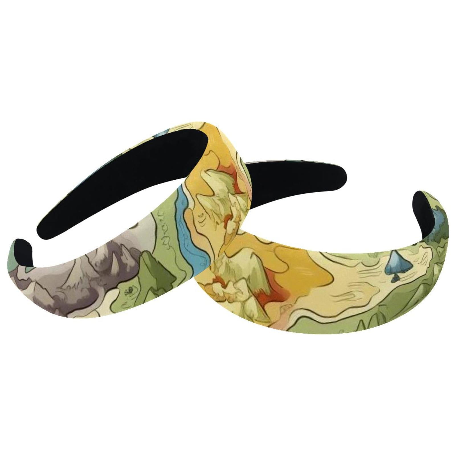 Experience Elegance with Dutch Velvet Wide Headbands, 2pcs Soft & No ...