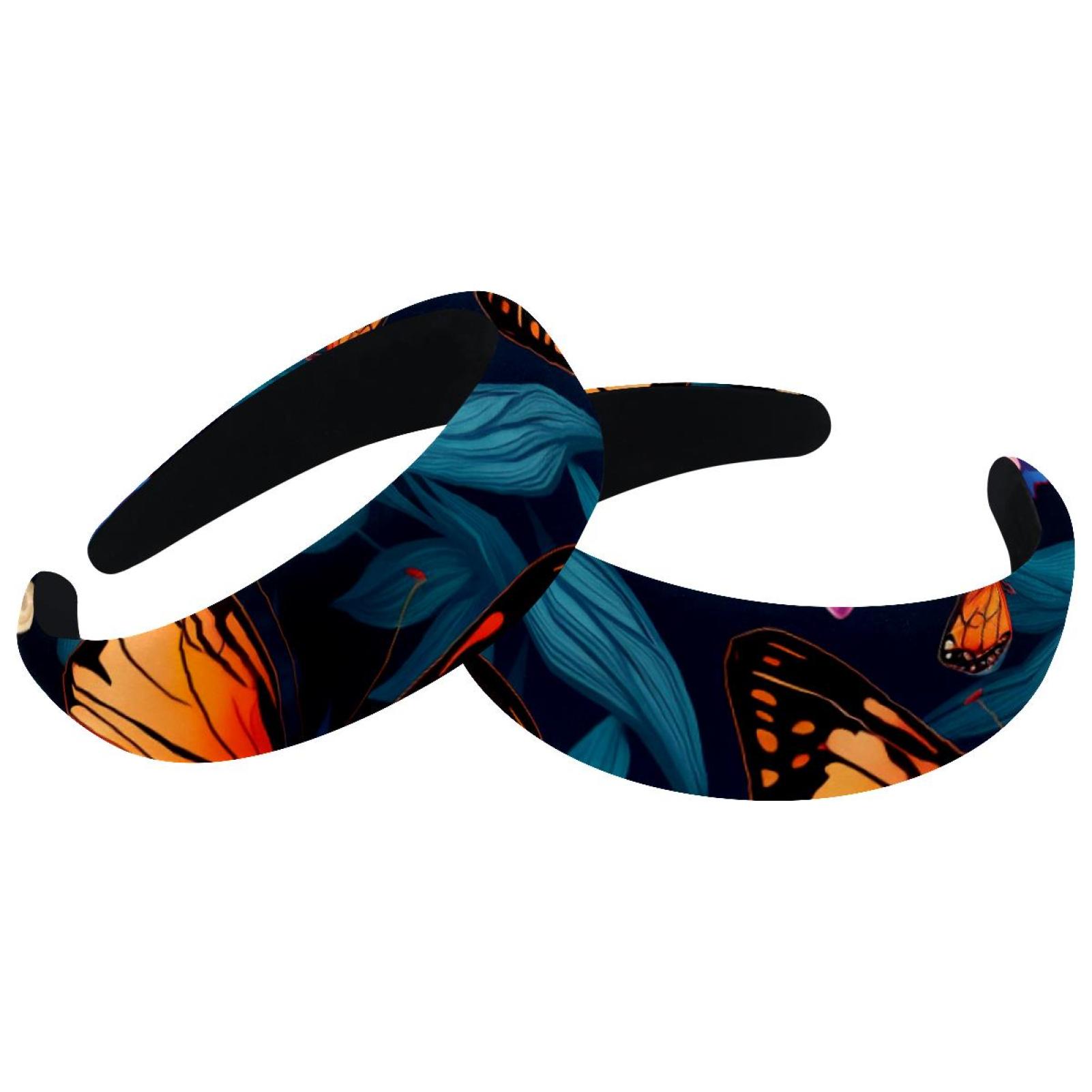 Experience Elegance with Dutch Velvet Wide Headbands, 2pcs Soft & No ...