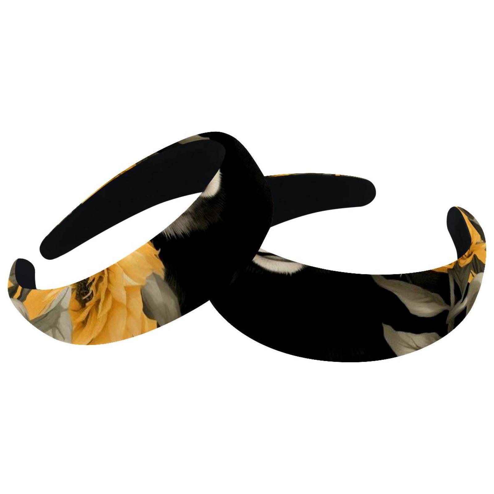 Experience Elegance with Dutch Velvet Wide Headbands, 2pcs Soft & No ...