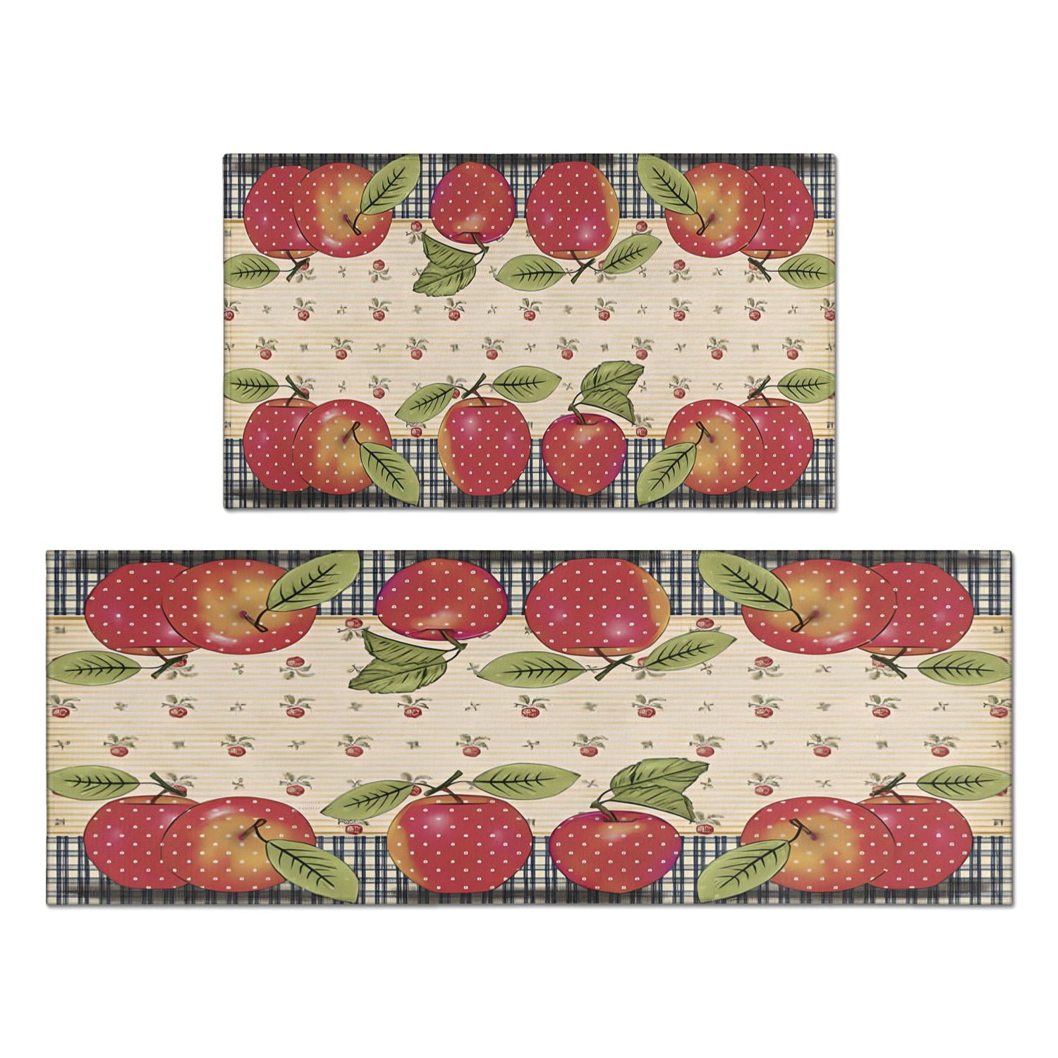 Experience Fall Year-Round with Autumn Fruit Home Kitchen Mats Set of 2 ...