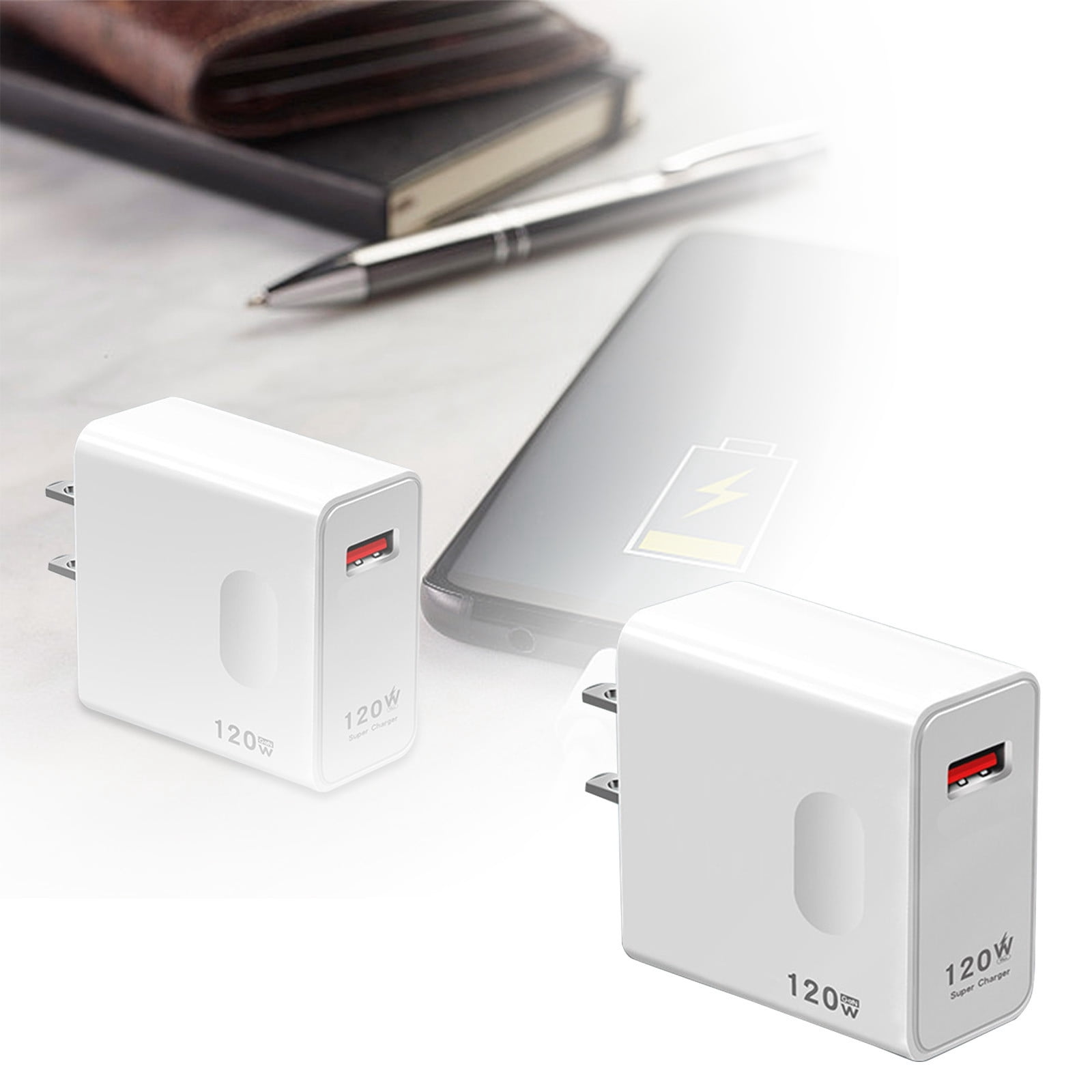 120W Super Fast Charger - USB, for Smartphones, with Fast and Efficient ...