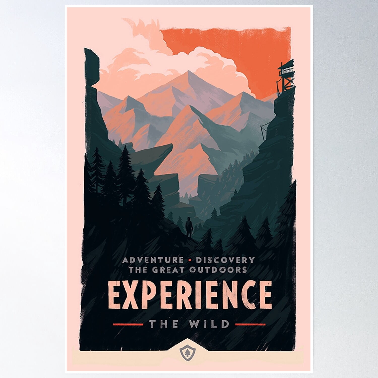 Experience Firewatch Poster Poster Wall Art, Modern Wall Decor, 8x12 ...
