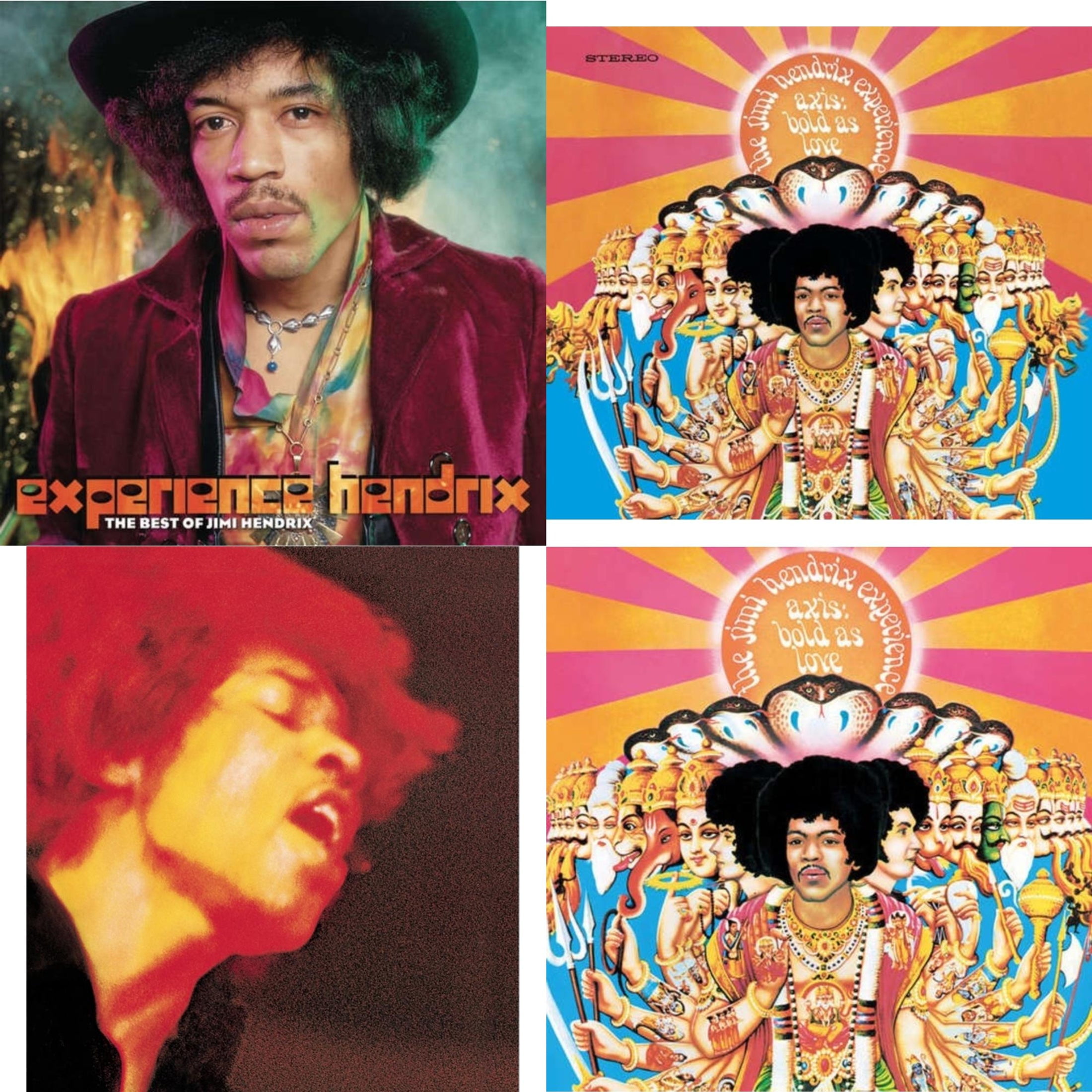 Experience Hendrix: Best Of Jimi Hendrix (2LP/150G) & Axis: Bold As Love (180G) & Electric ...