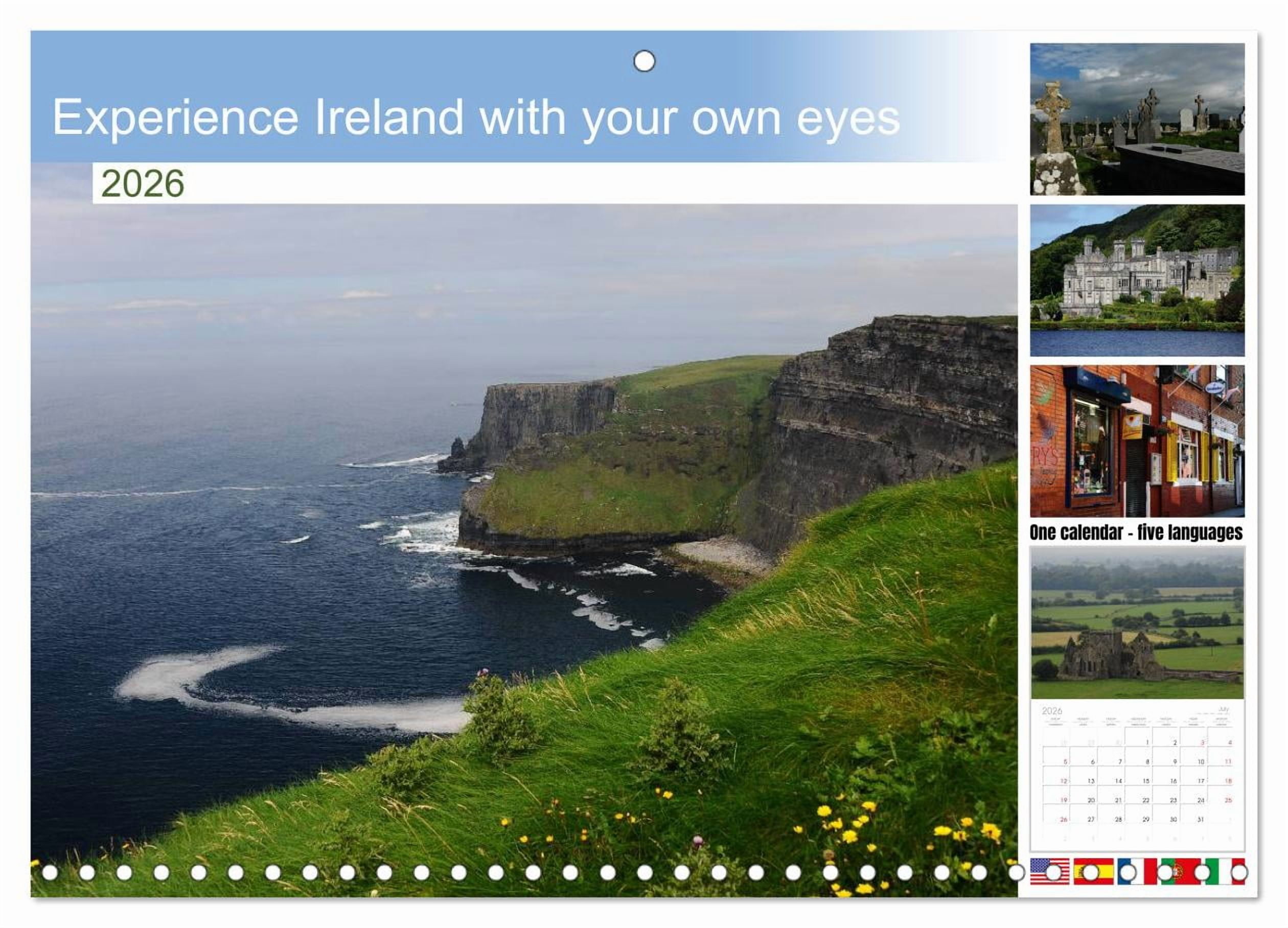 Experience Ireland with your own eyes (Monthly Wall Calendar 2026 16.5 ...