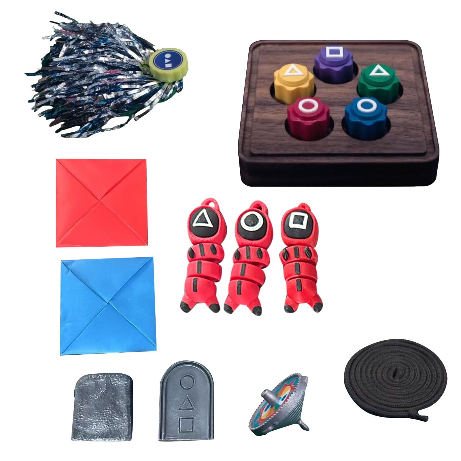 Experience Korean S-quid Game Night Deluxe Travel Set (Beige, 6.30x6 ...