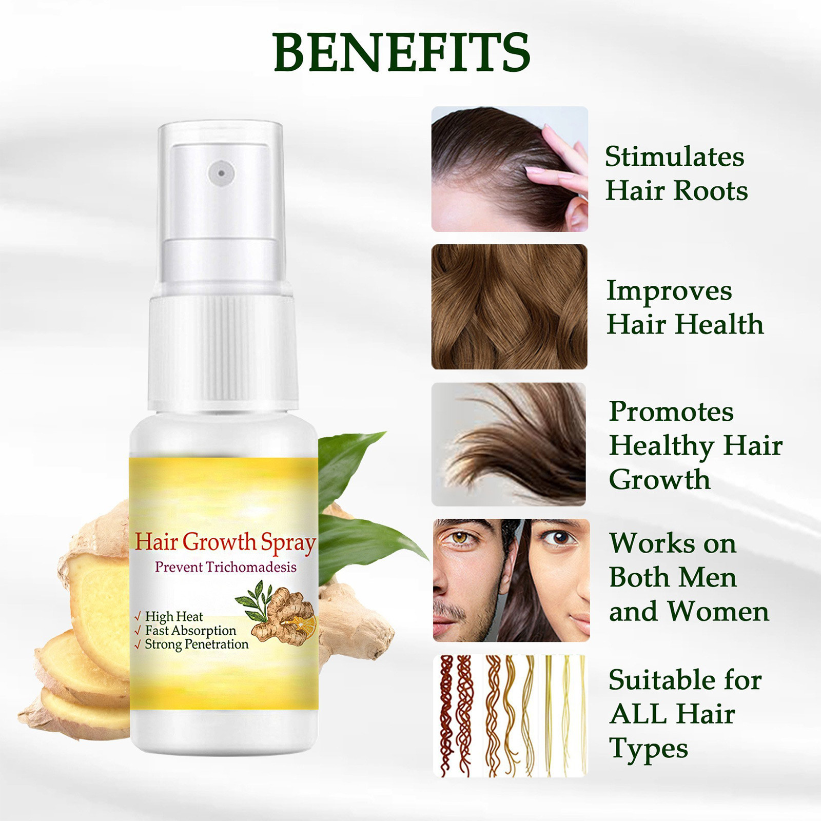 Experience Robust, Dense Hair Growth with Our Spray - Strong & Tough ...