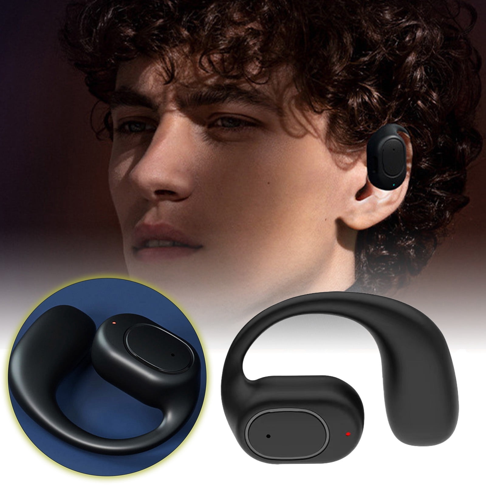 "Experience The Freedom: Open Ear Design Earpiece With Extra Long ...