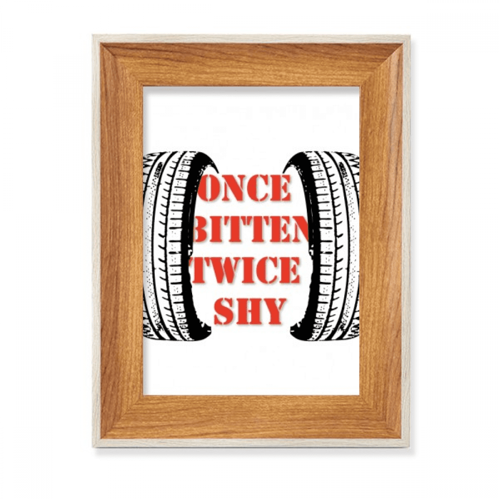 Experience Tire Imprinting Proverbs Desktop Wooden Photo Frame Display ...