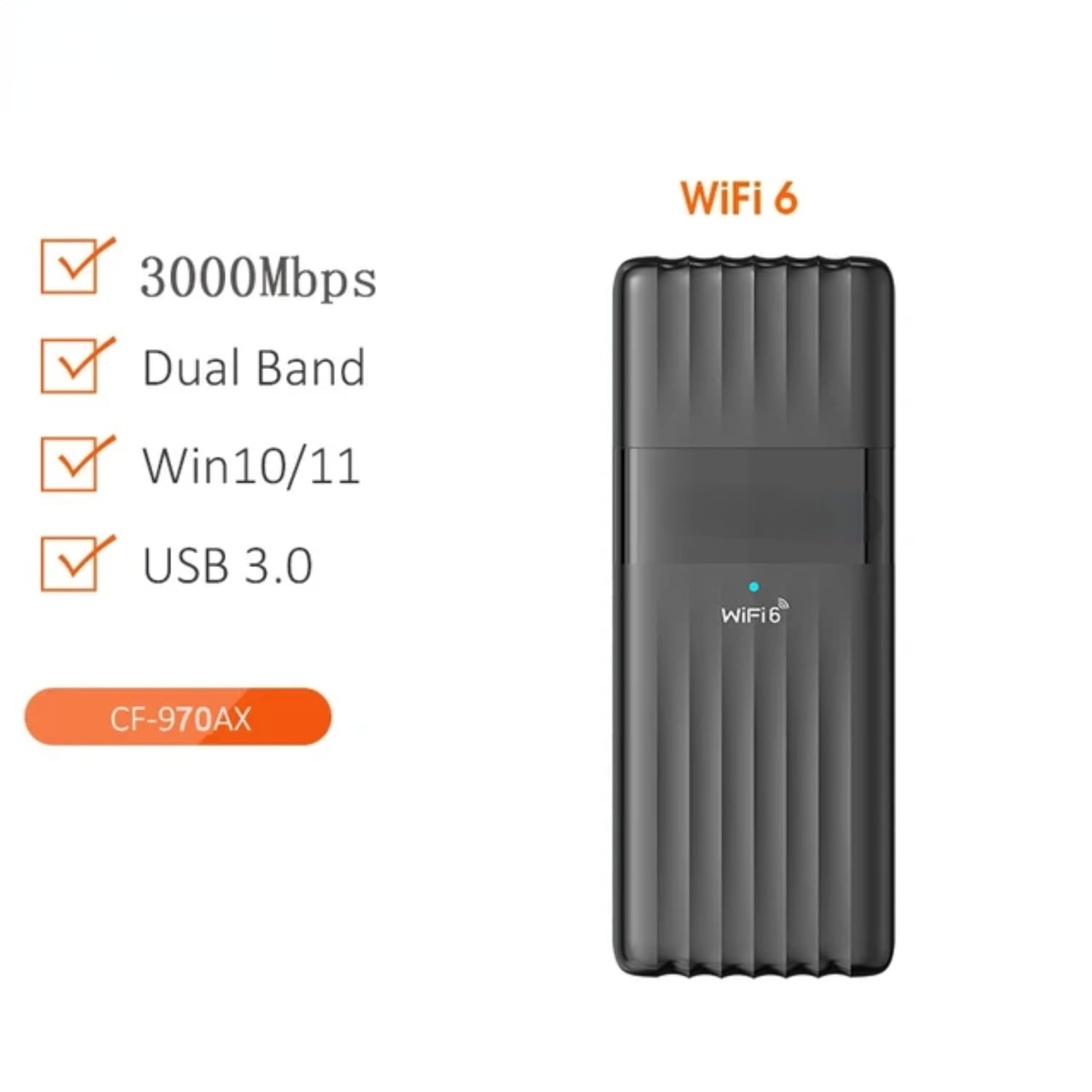 Experience the Ultimate Gaming Thrill with Our Powerful High-speed Tri-band AX5400 USB Wifi6 ...