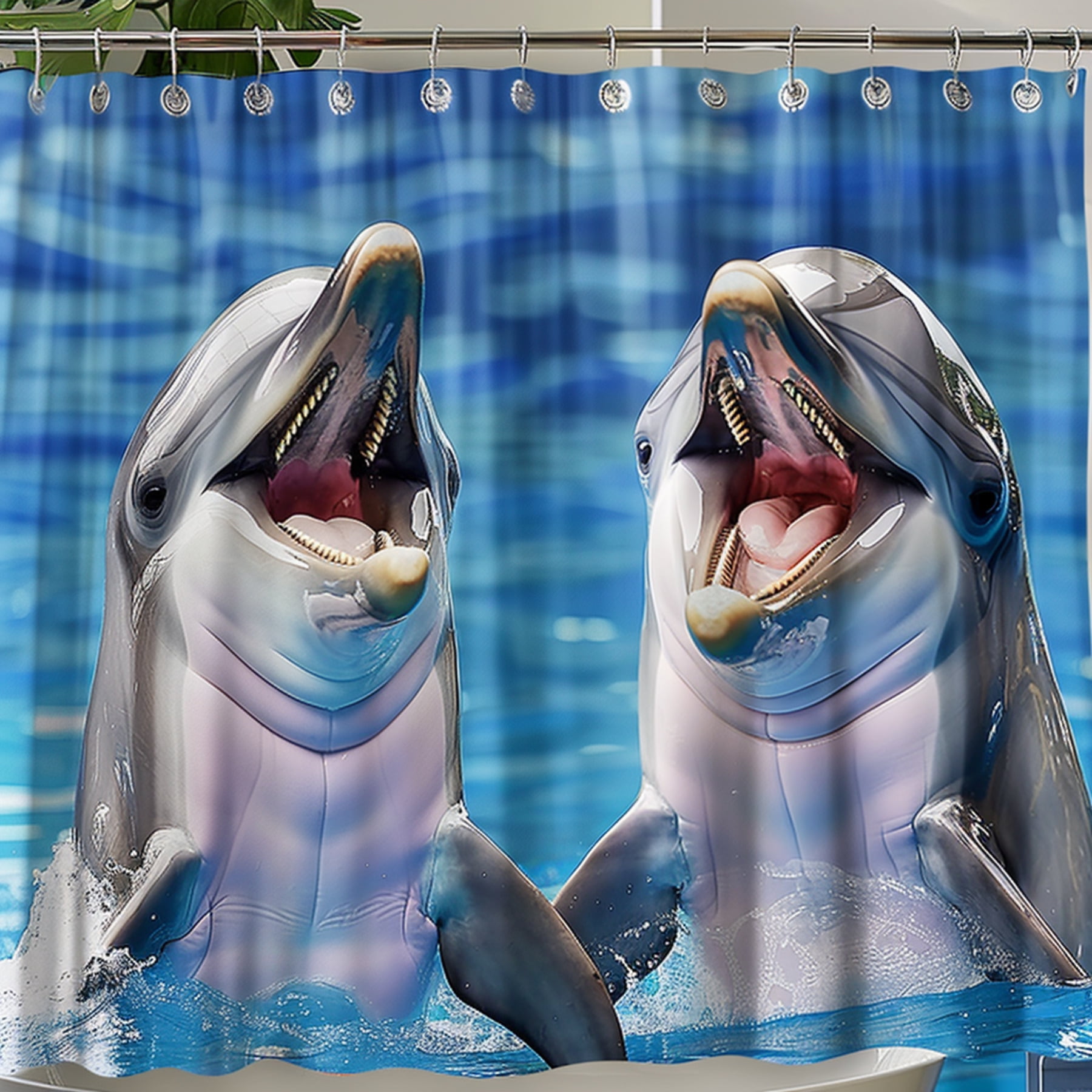Experience the Hyperrealistic Beauty of Dolstras Two Dolphins Laughing ...
