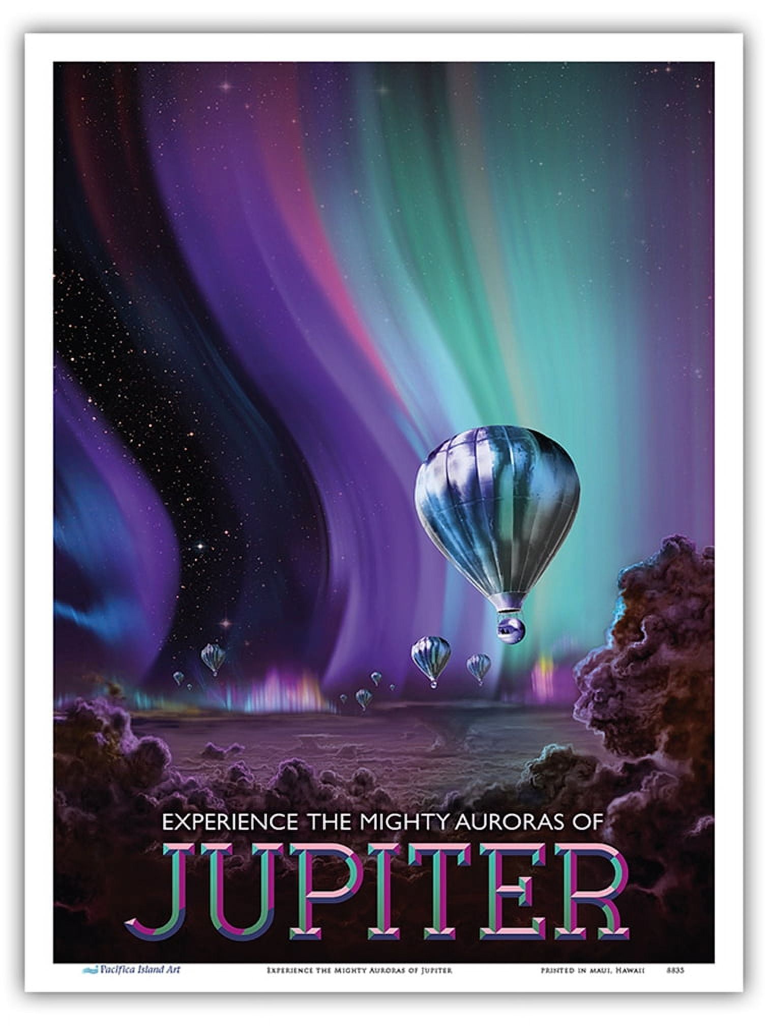 Experience the Mighty Auroras of Jupiter - NASA Exoplanet Travel Poster ...