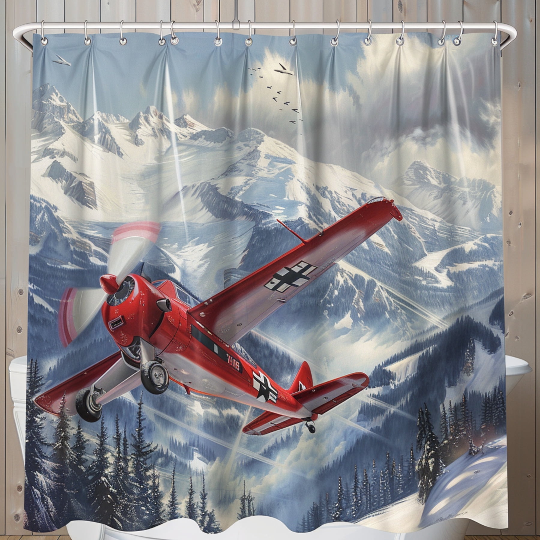 Experience the Thrill of Flight with our Stunning Aircraft Shower ...