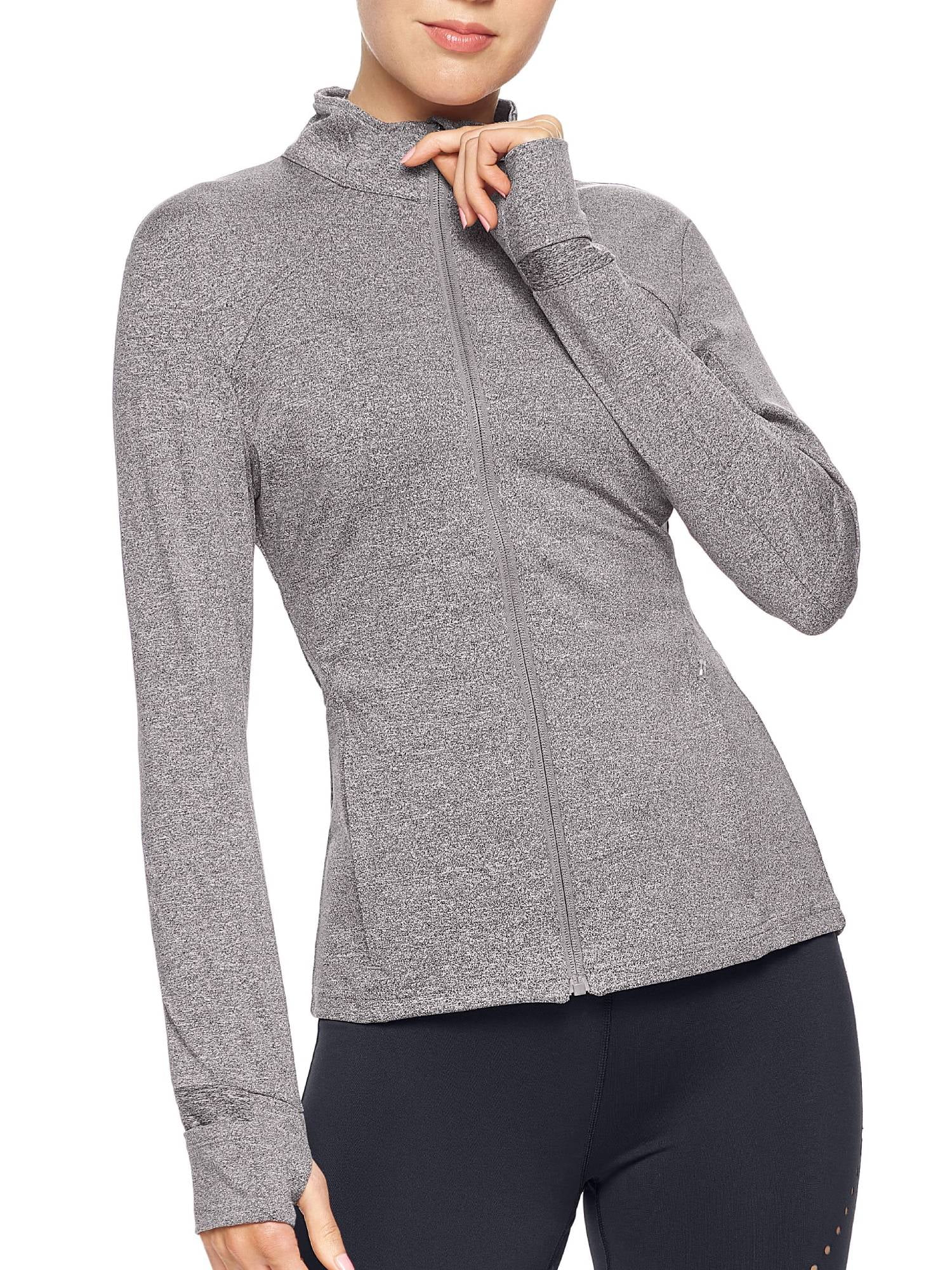 Expert Brand Women's Airstretch Full Zip Training Jacket, Heather ...