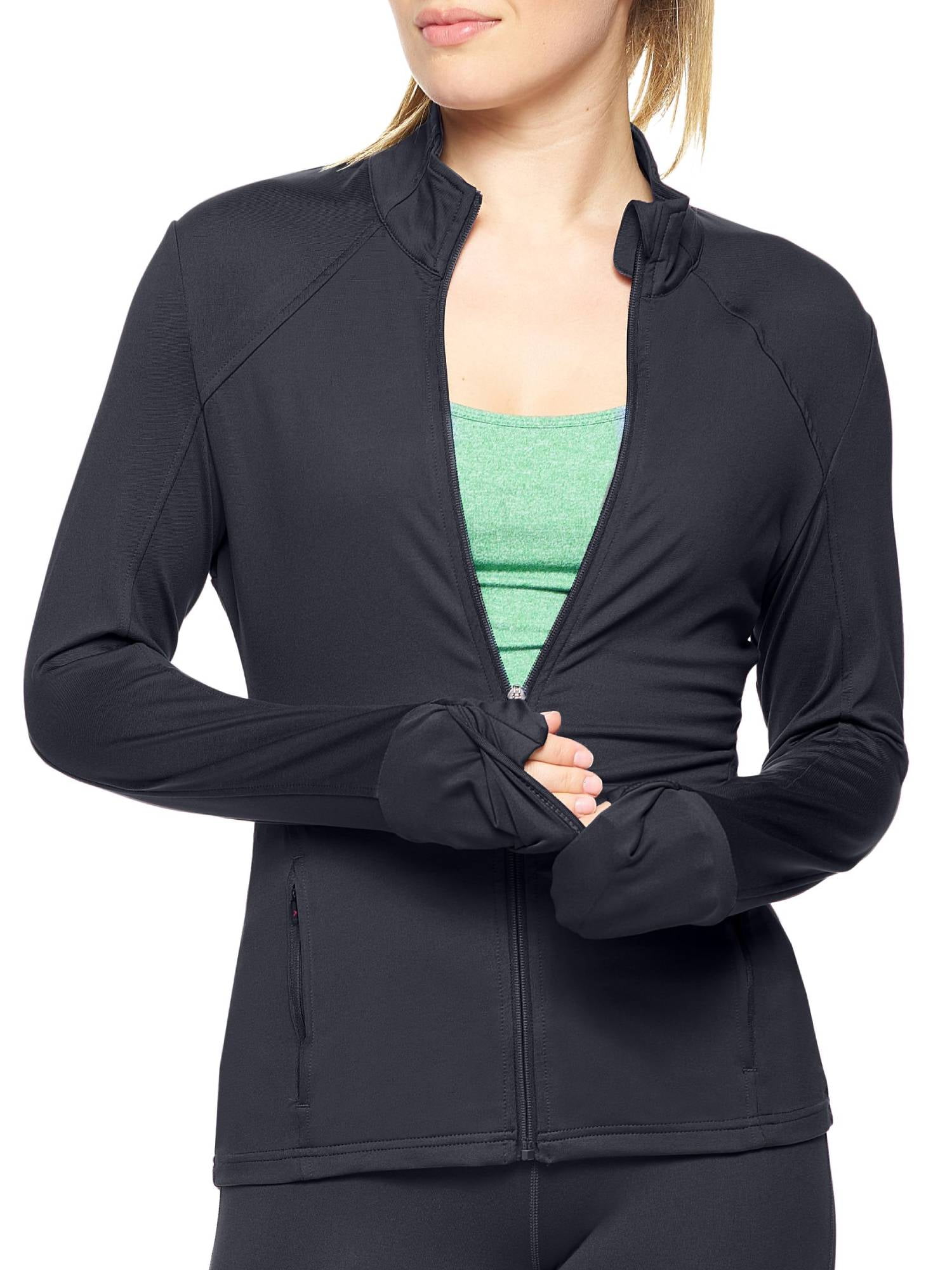 Expert Brand Women's Airstretch Full Zip Training Jacket, Black, Medium ...