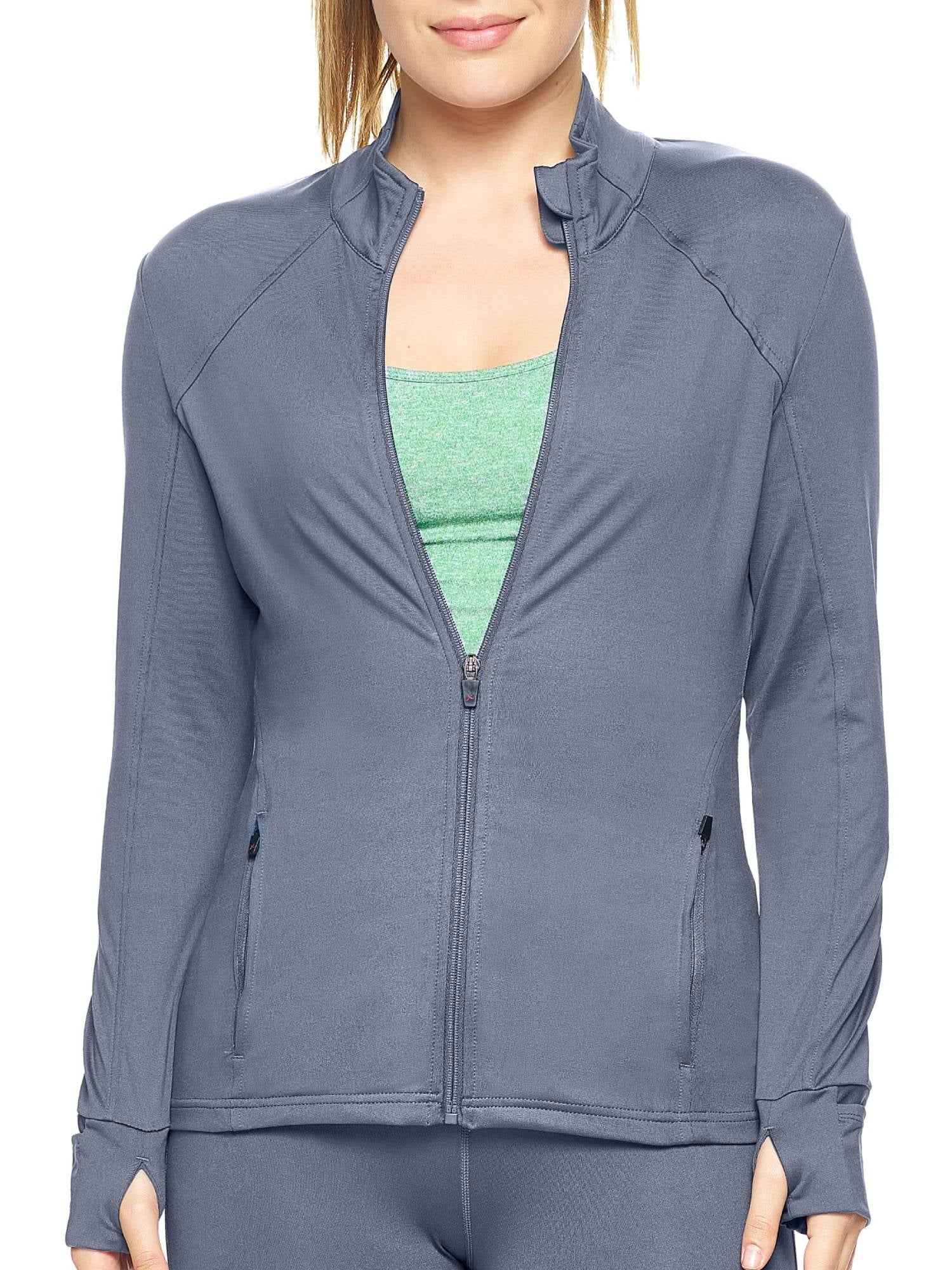 Expert Brand Women's Airstretch Full Zip Training Jacket, Graphite ...
