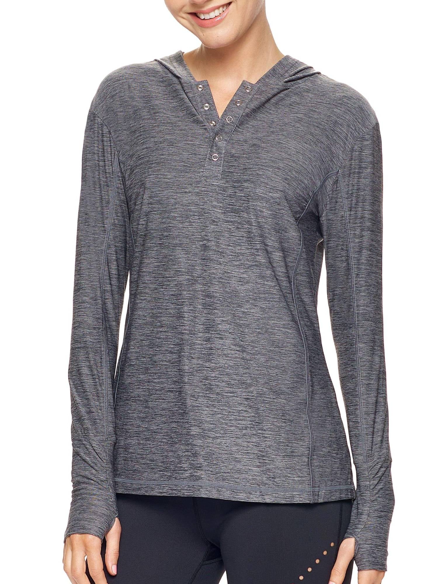 Expert Brand Airstretch Lite Henley Hoodie for Women - Walmart.com