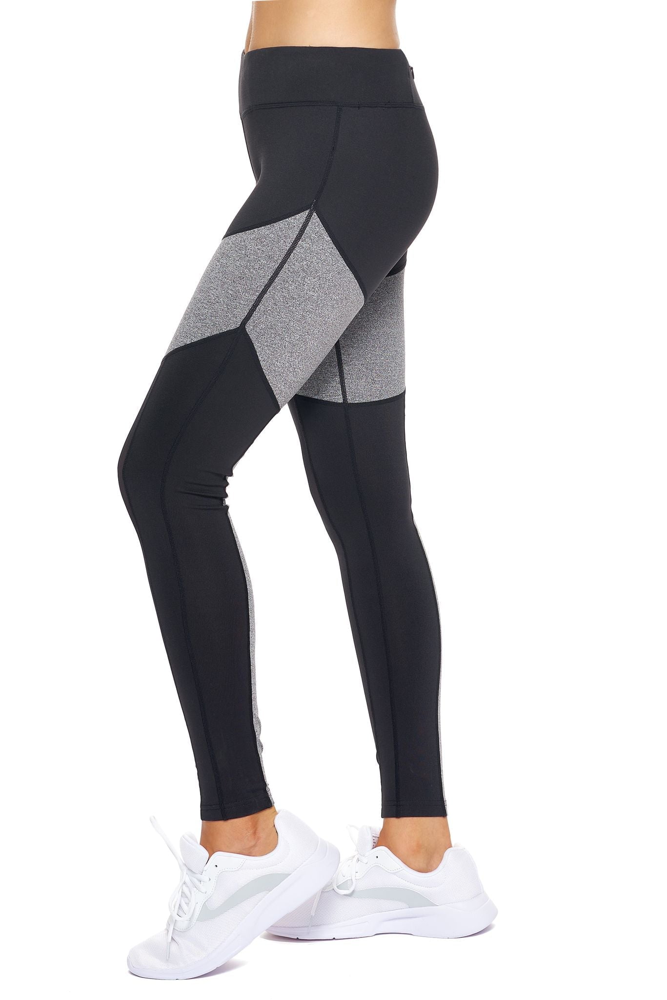 Expert Brand Mid-Rise, Calypso Mesh Full Length Legging for Women ...