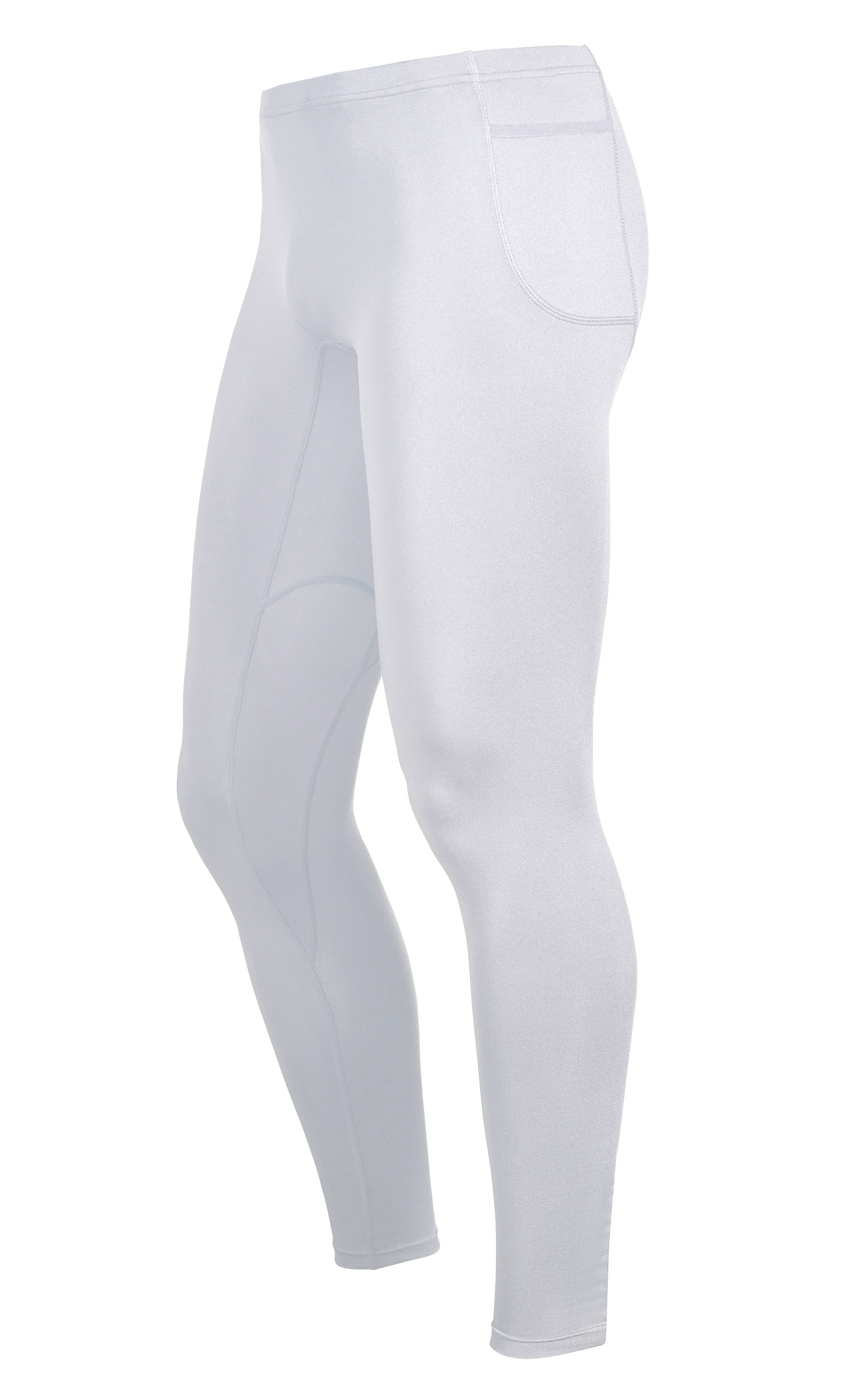 Expert Brand Men's Airstretch Running Compression Pants, White, XL ...