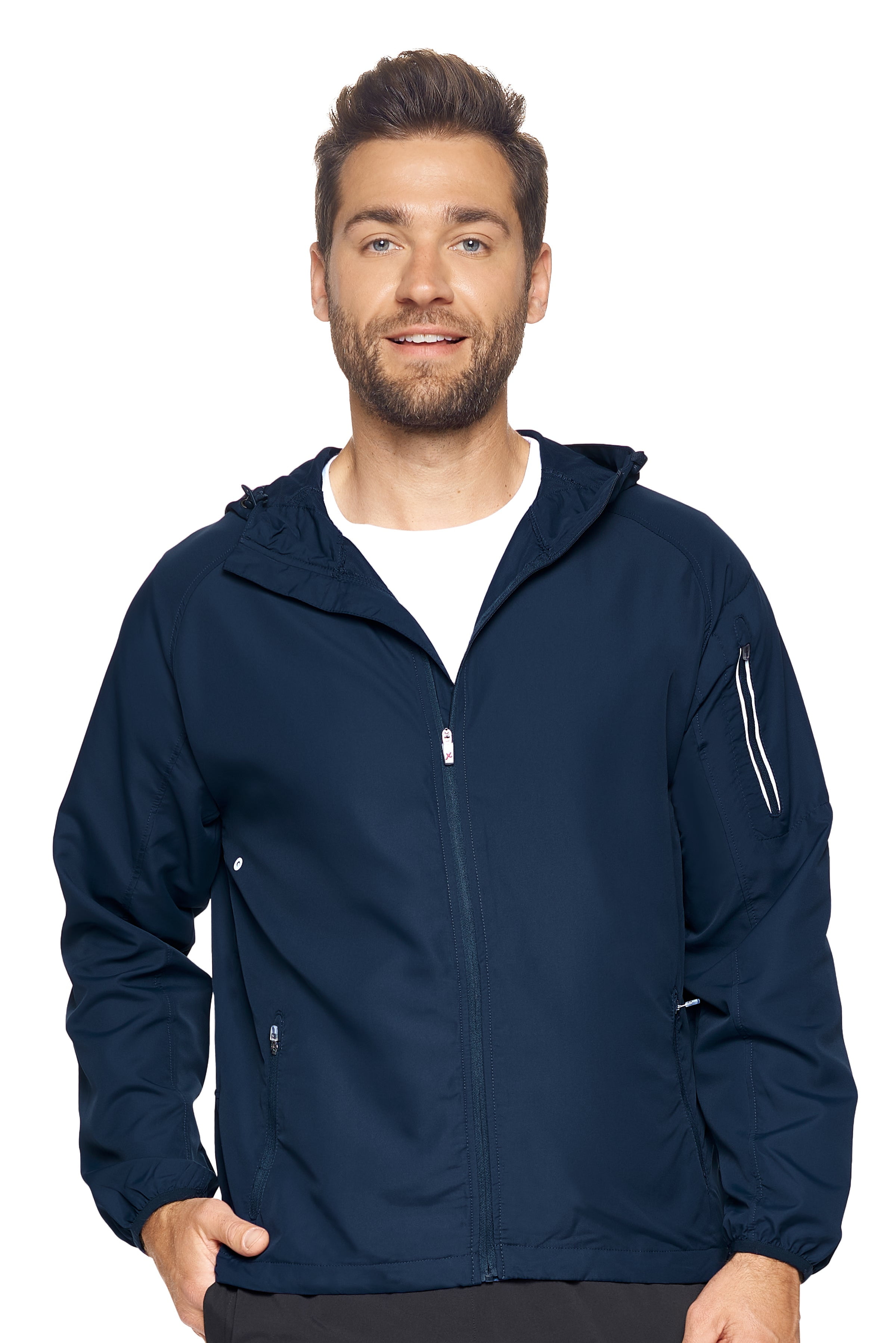 Expert Brand Men's Athletic Performance Windbreaker Jacket, Navy, 3XL ...