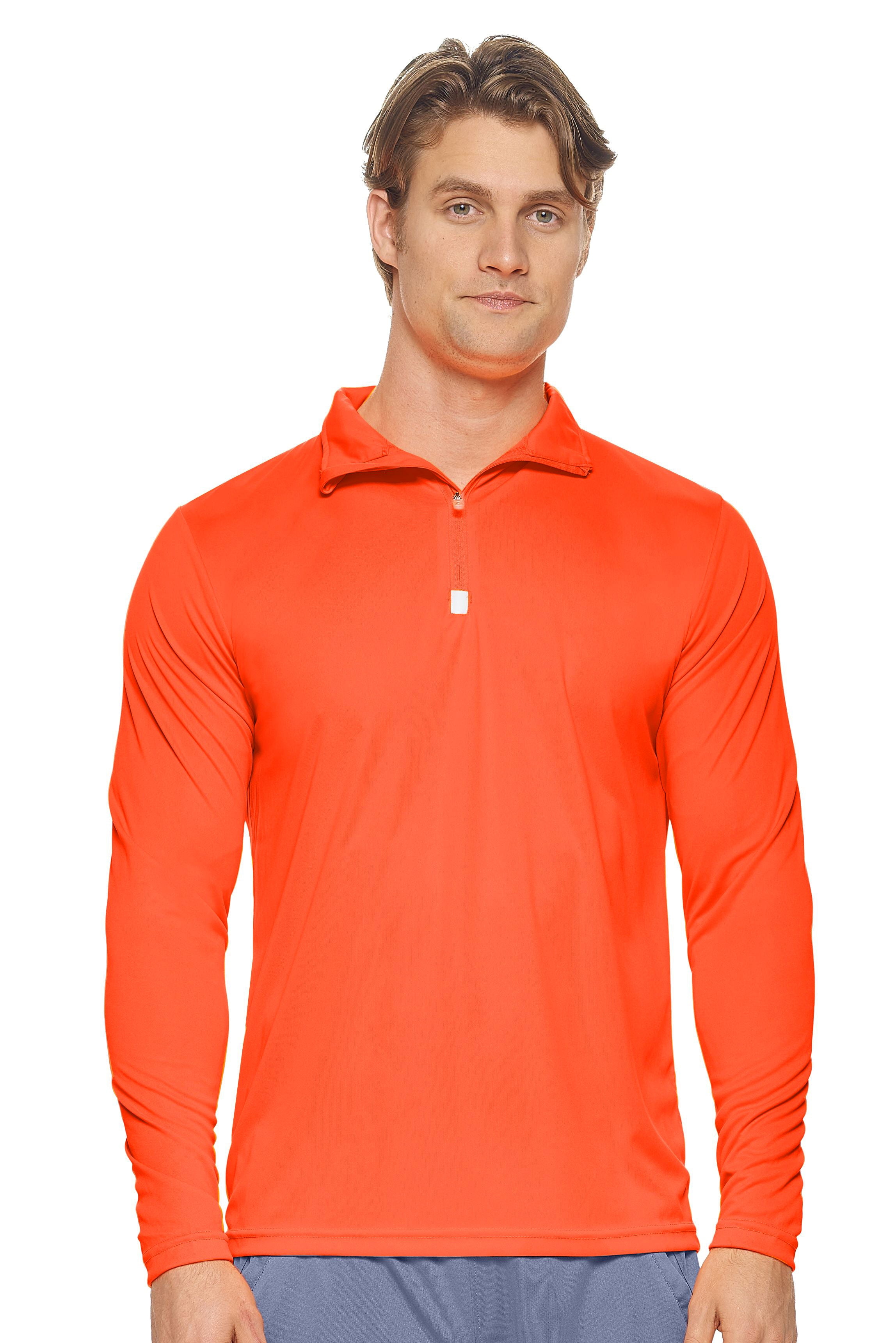 Expert Brand Men's Drimax Dri Fit Athletic Quarter Zipper Training ...