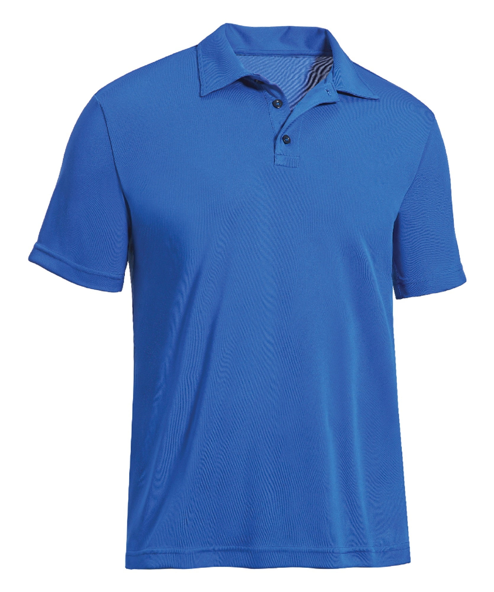 Expert Brand Men's DriMax™ Athletic Dry Fit Golf Polo, Royal Blue ...