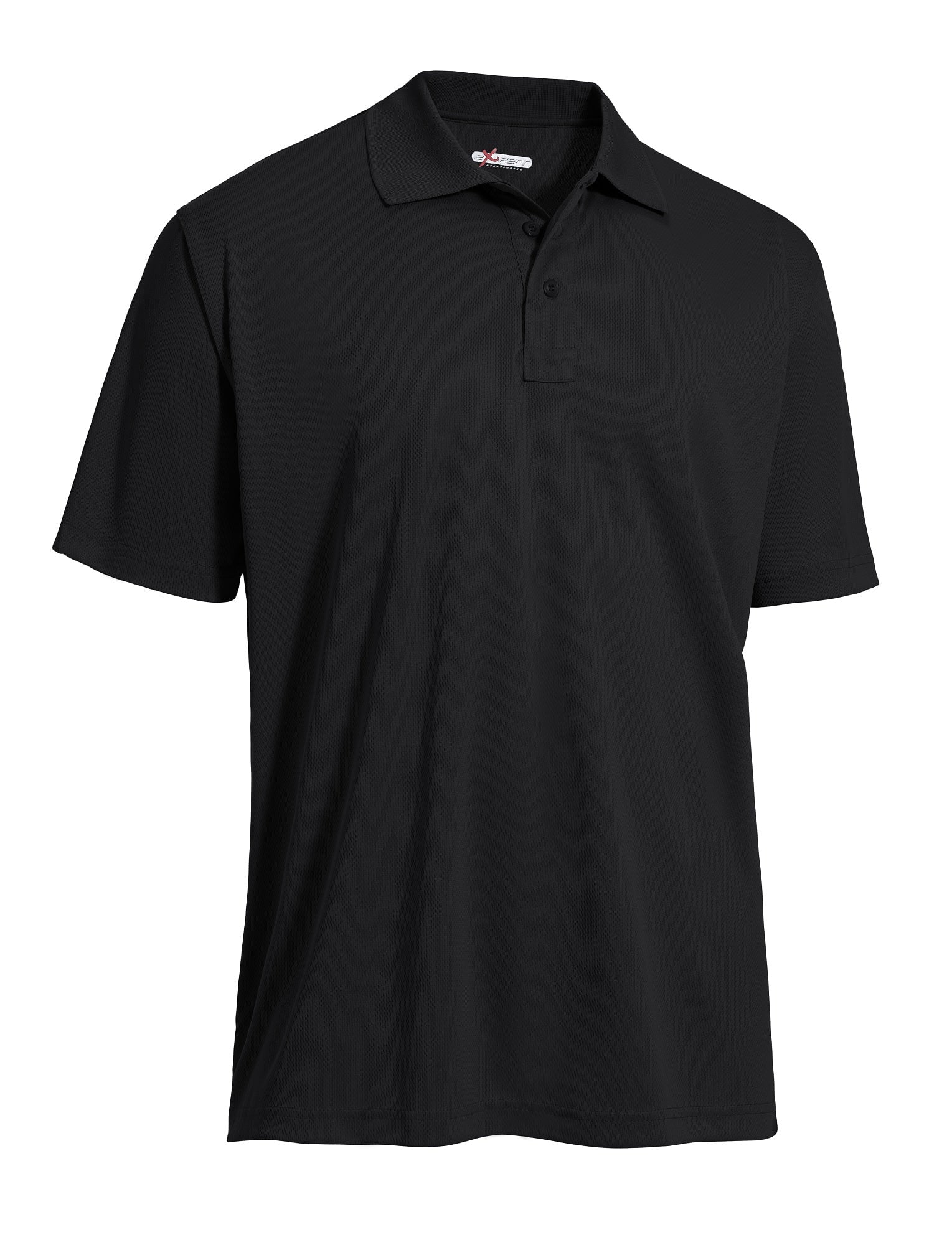 Expert Brand Men's Oxymesh™ Dry Fit Athletic Polo Shirt, Black, 4XL ...