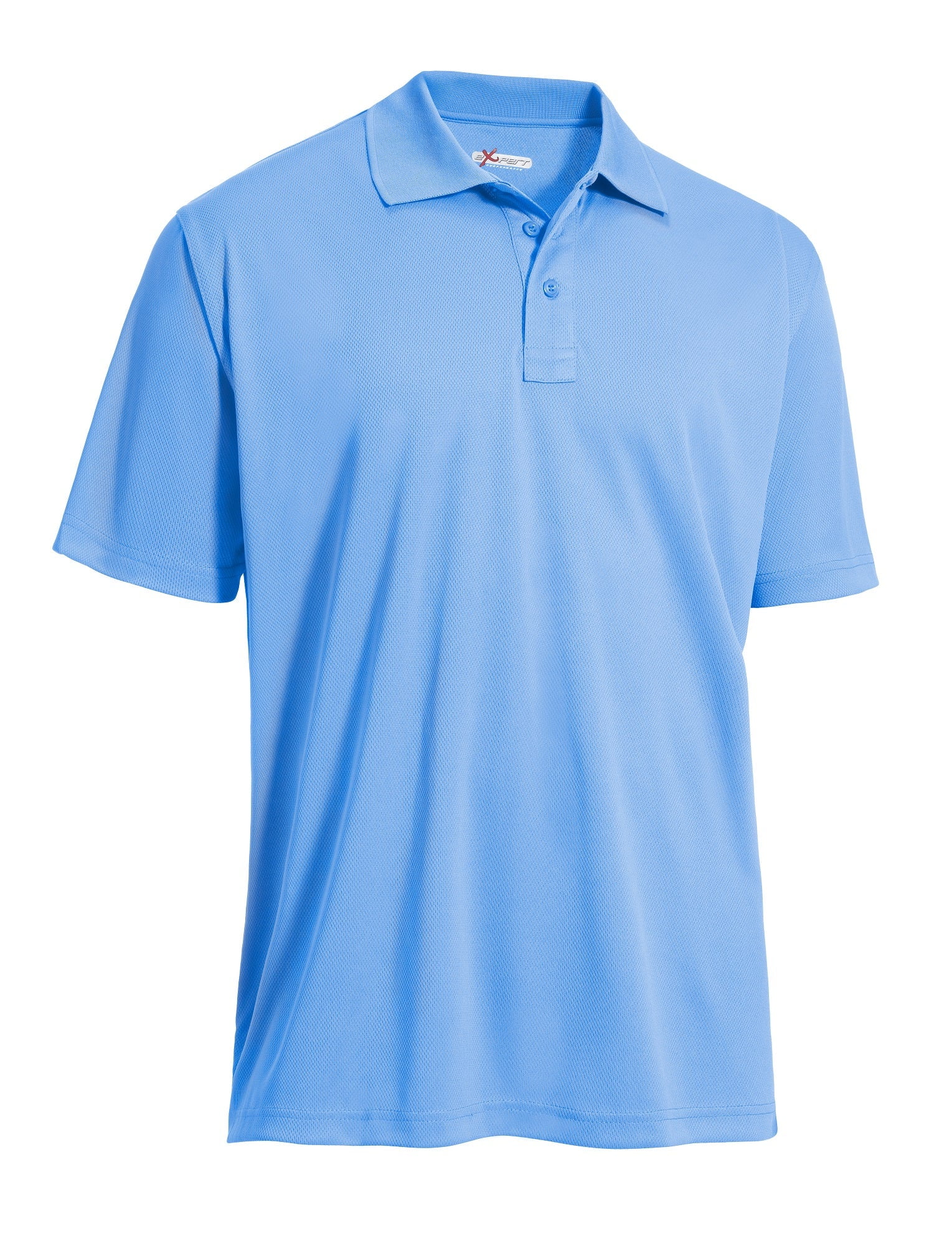 Expert Brand Men's Oxymesh™ Dry Fit Athletic Polo Shirt, Carolina Blue ...