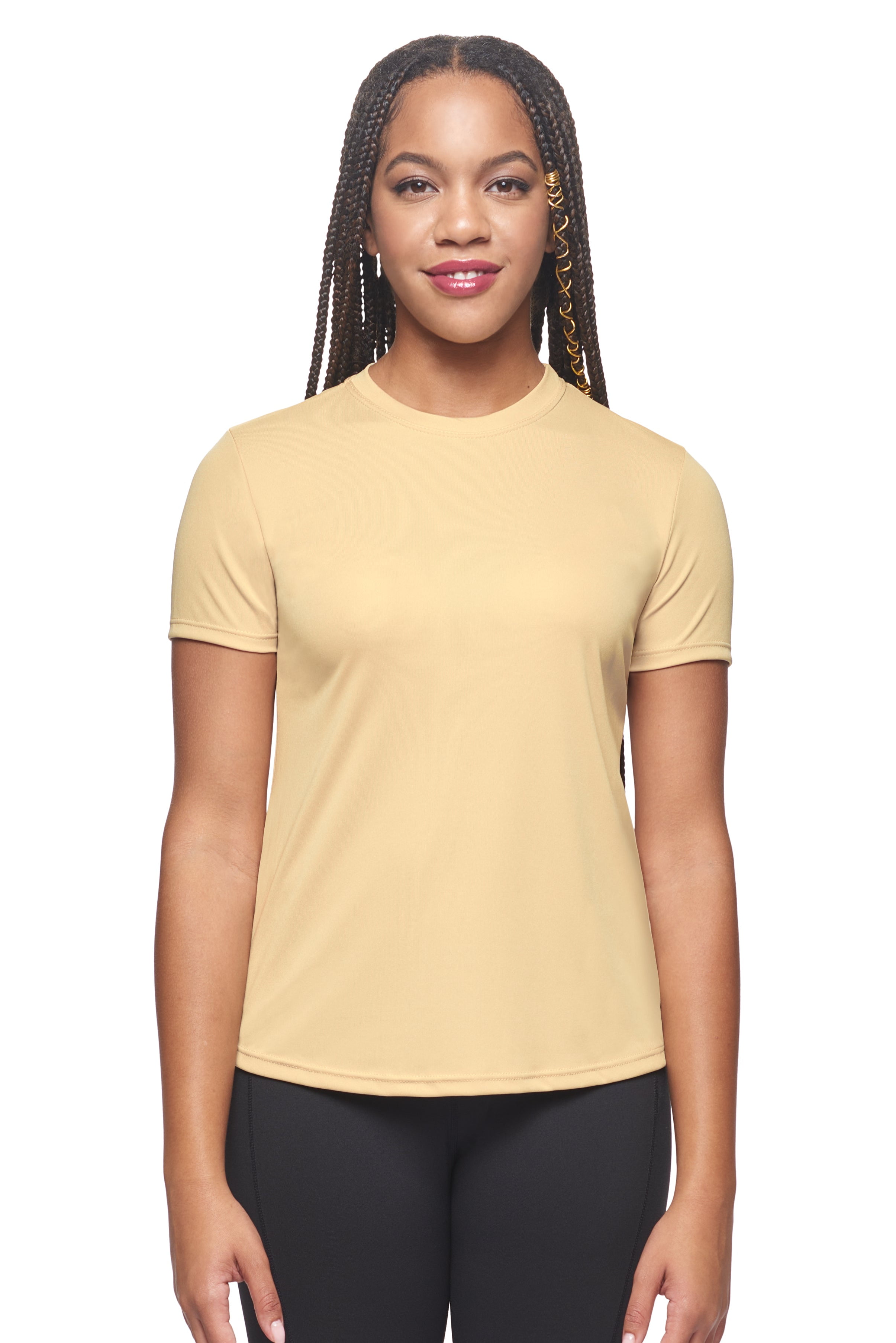 Expert Brand USA-Made Women's DriMax™ Athletic T-Shirt, Gold, 3XL ...