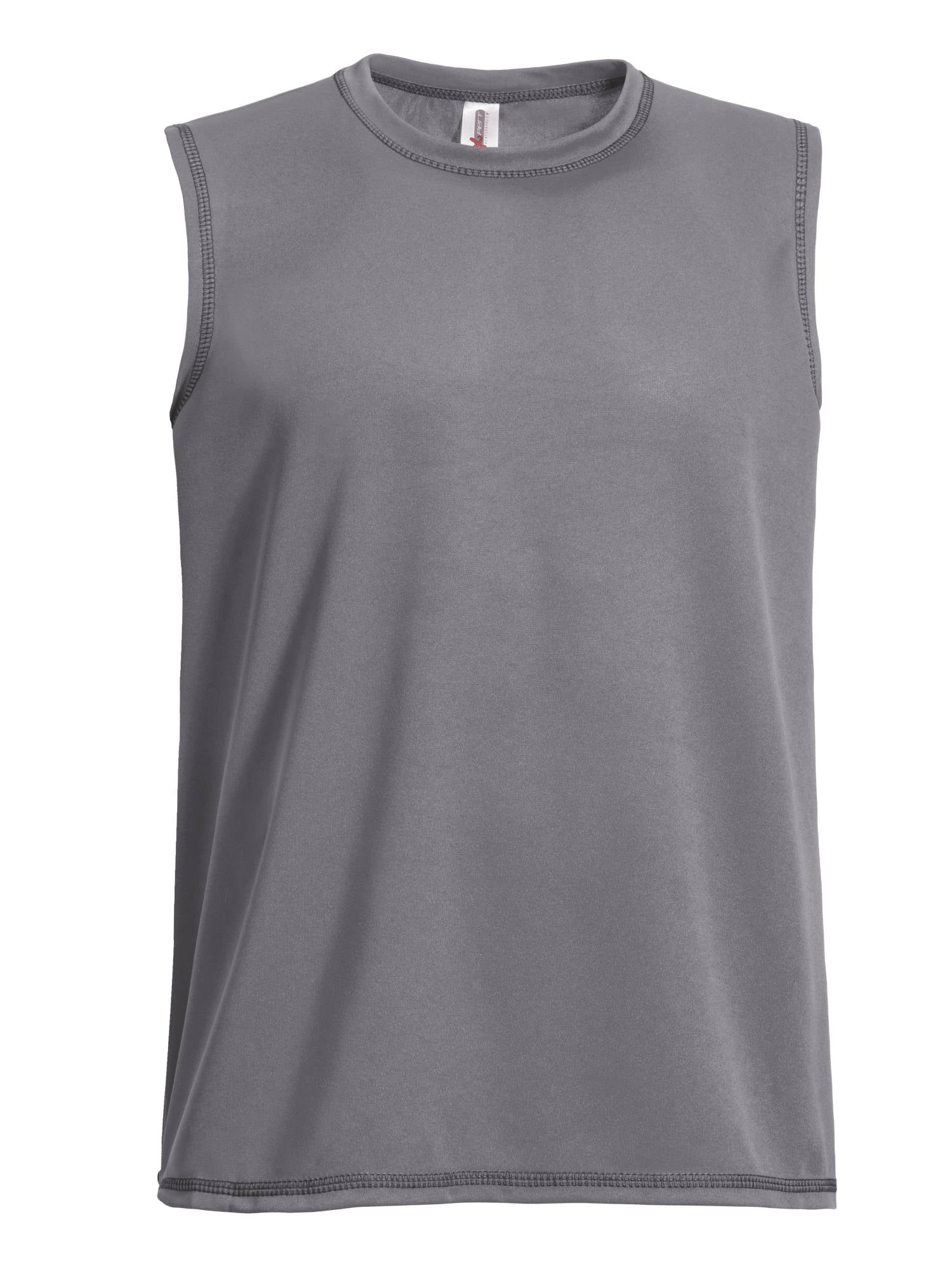 Expert Brand USA-Made Men's DriMax™ Dry Fit Sleeveless Athletic Shirt ...