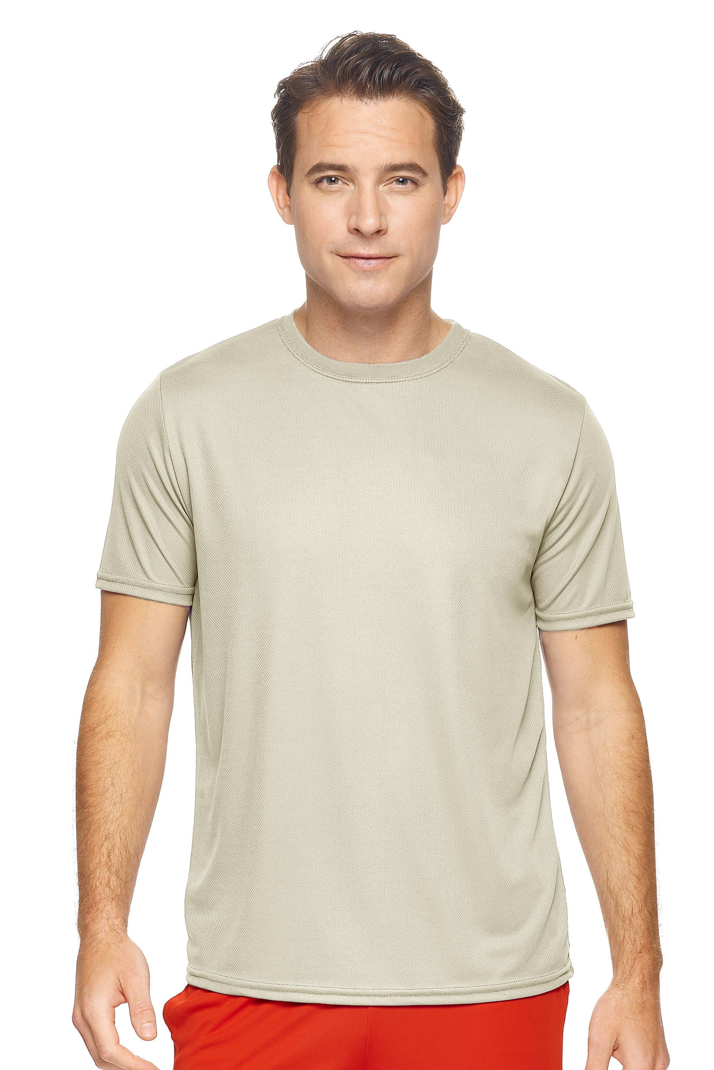 Expert Brand USA-Made Men's Oxymesh™ Athletic Crewneck T-Shirt, Sand, XS - Walmart.com