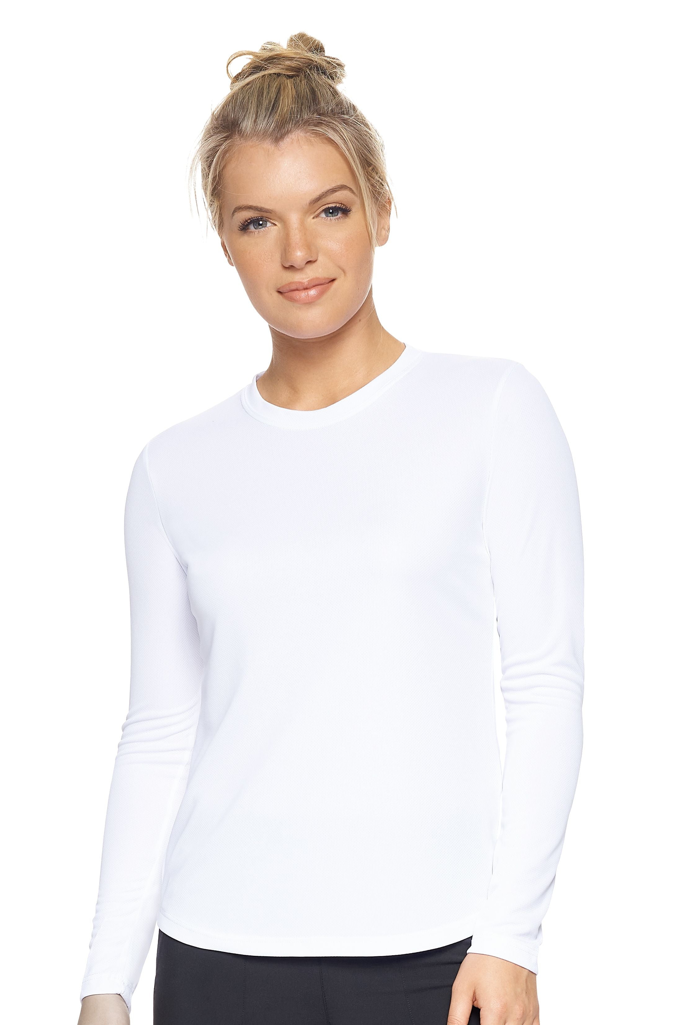 Expert Brand USA-Made Oxymesh Dry Fit Athletic Long Sleeve for Women ...