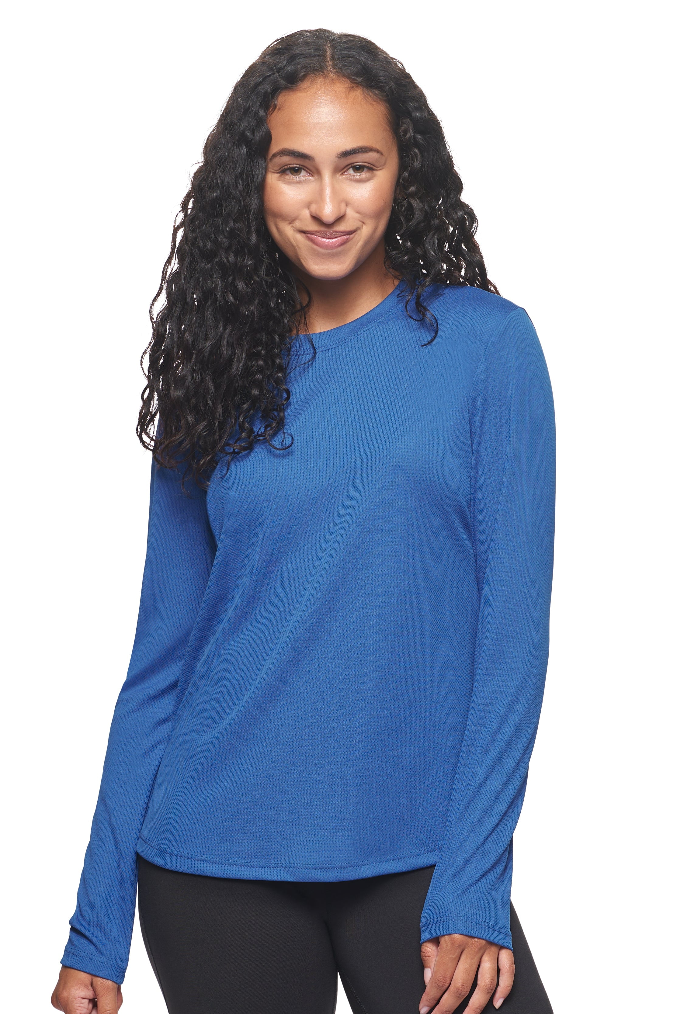 Expert Brand USA-Made Oxymesh Dry Fit Athletic Long Sleeve for Women - Walmart.com