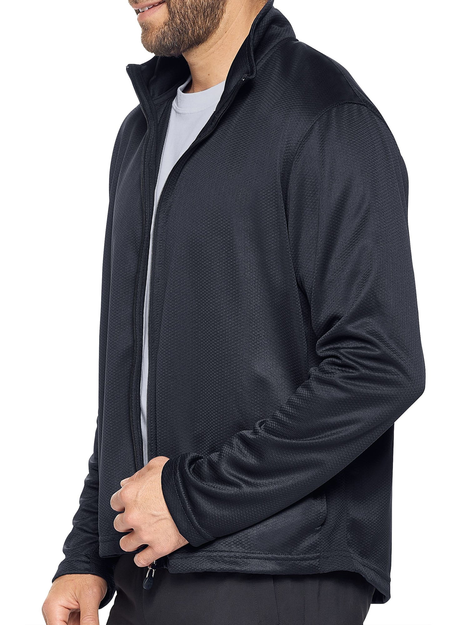 Expert Brand USA-Made Men's Sportsman Zip Jacket, Black, Medium ...