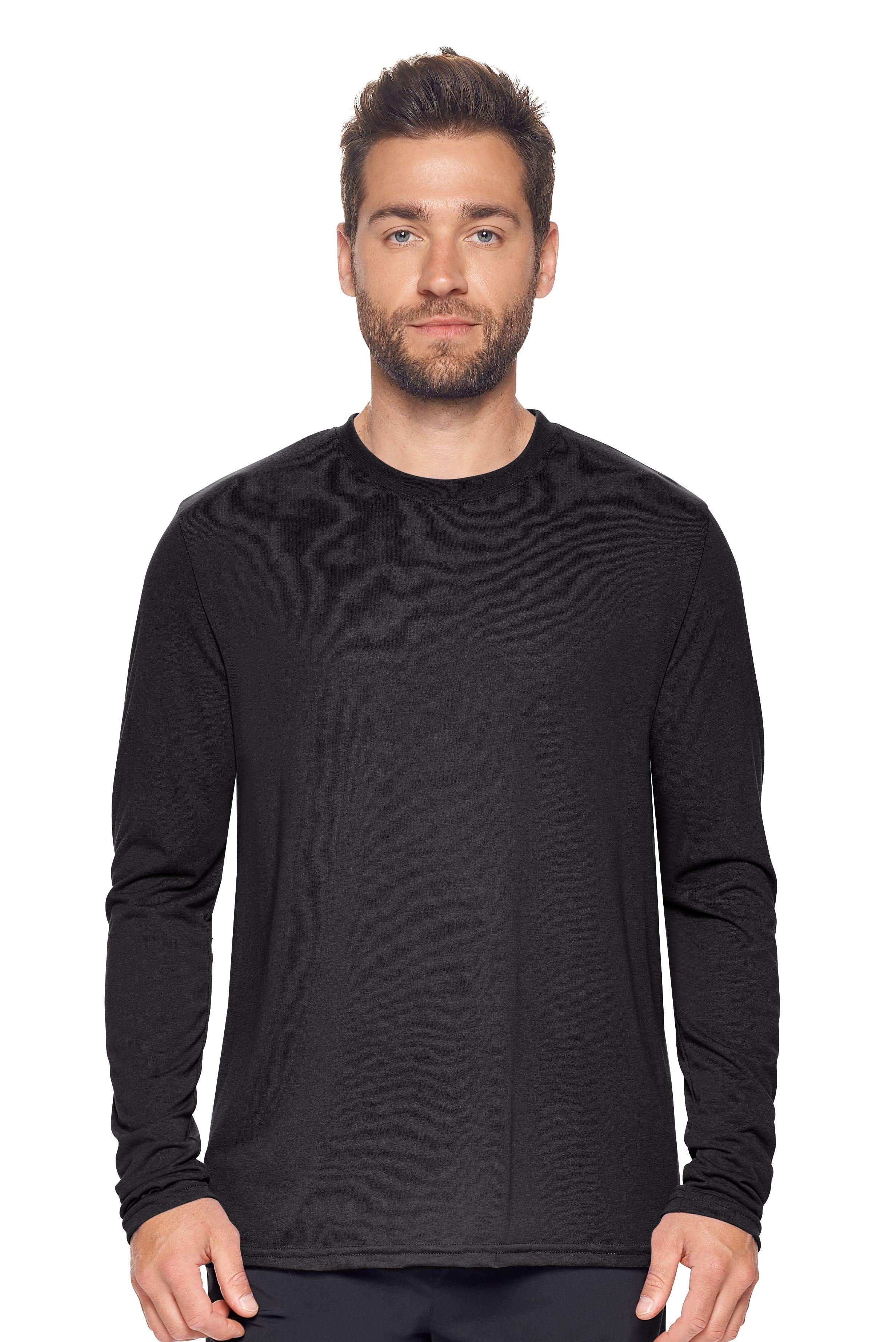 Expert Brand USA-Made Men's TriTec Active Long Sleeve, Black, 2XL ...