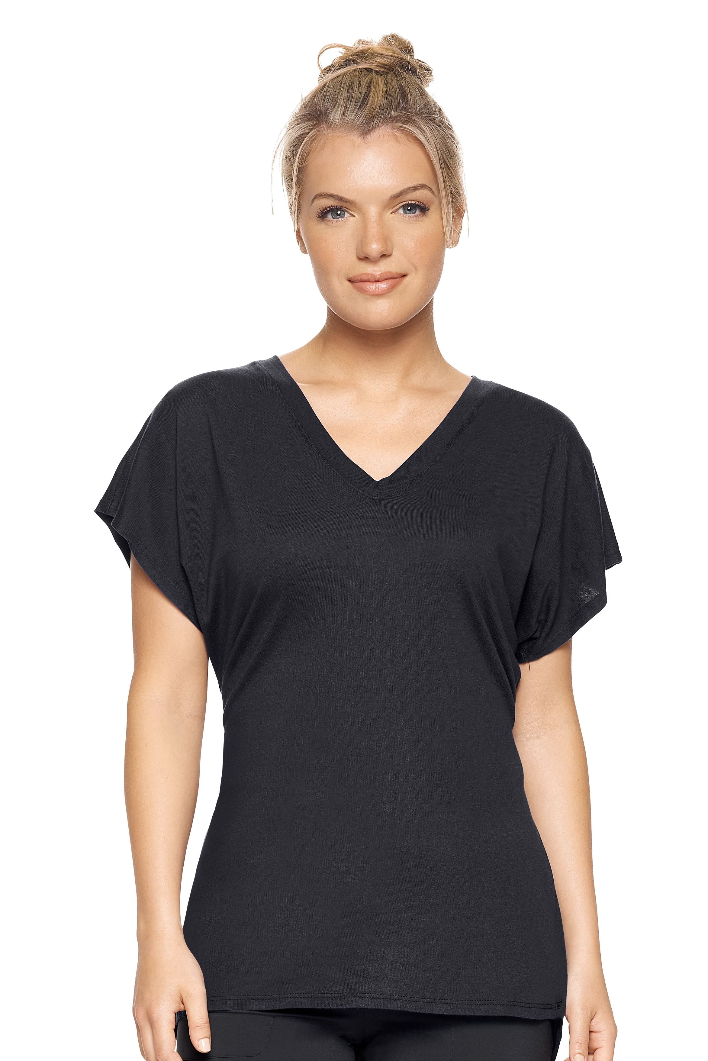 Expert Brand USA-Made Women's MoCA Cotton Blend Cinch Back Tie Tunic ...