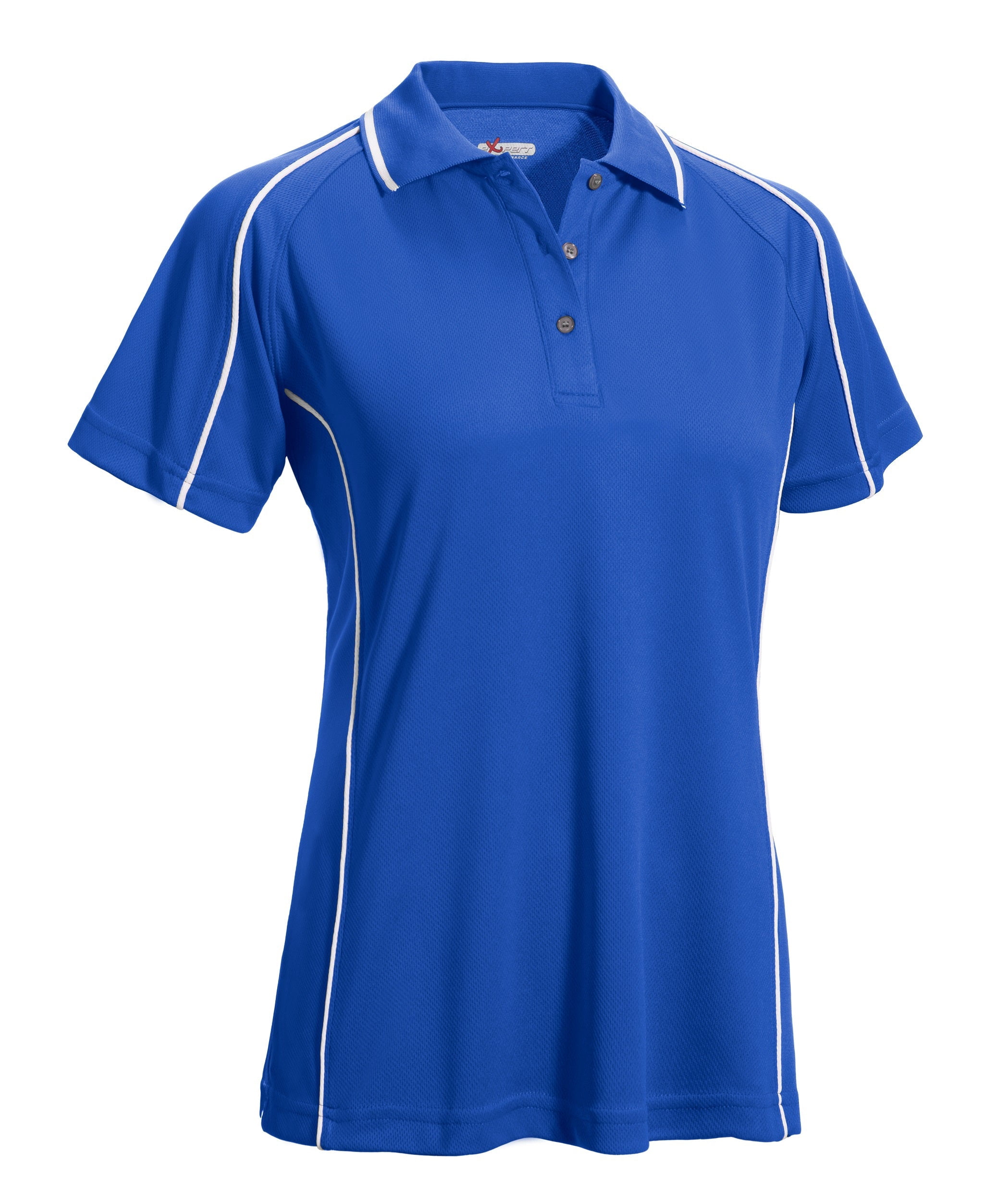 Expert Brand Women's Oxymesh™ Dry Fit Athletic Malibu Polo Shirt, Royal ...