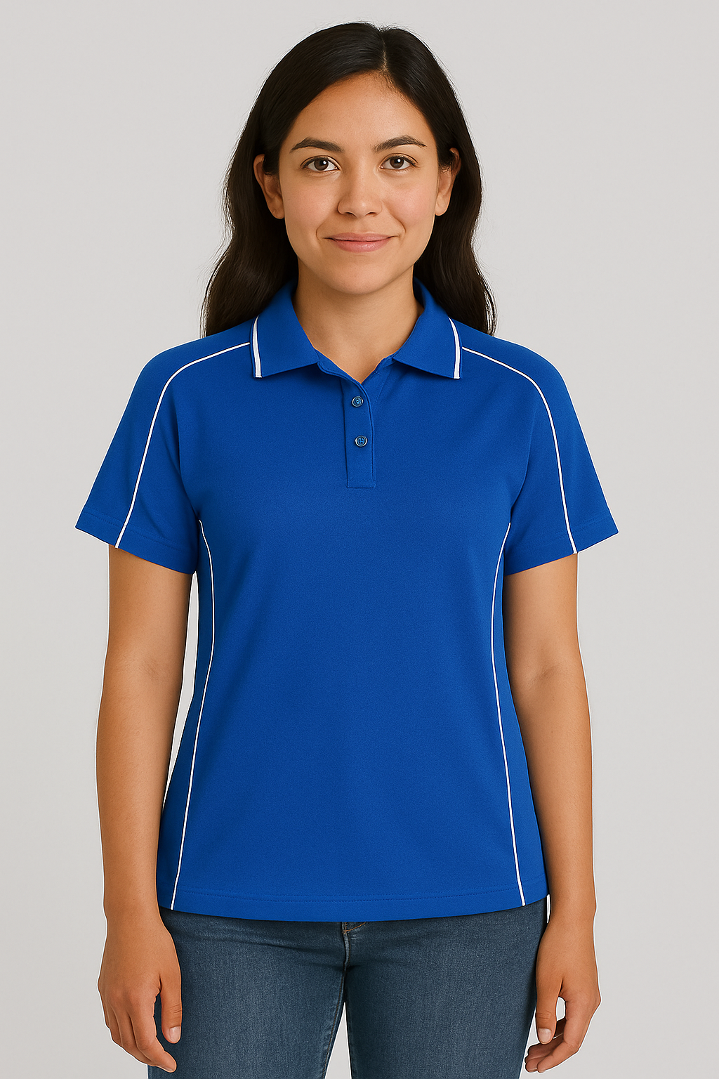 Expert Brand Women's Oxymesh™ Dry Fit Athletic Malibu Polo Shirt, Royal ...