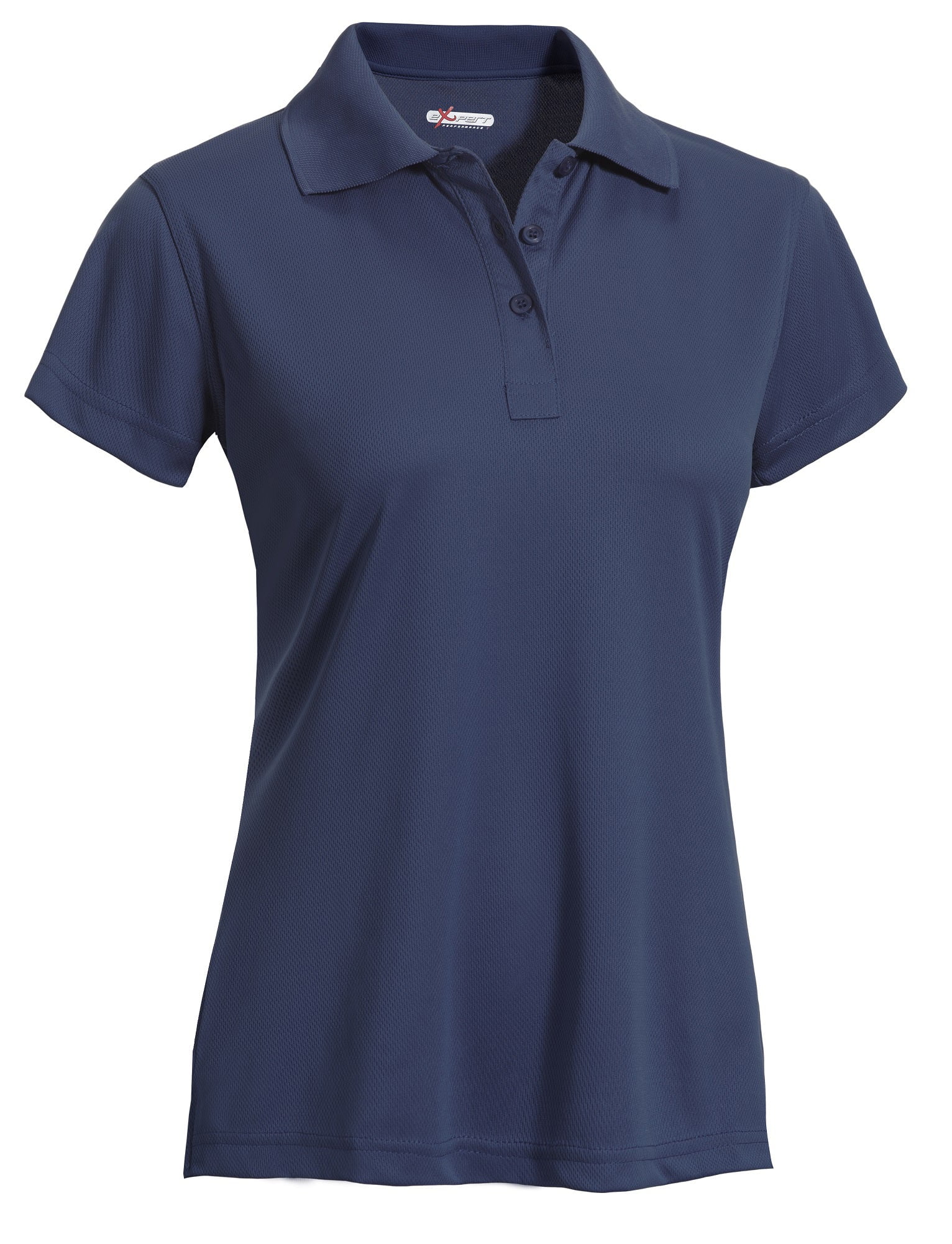 Expert Brand Women's Oxymesh™ Dry Fit Athletic Polo Shirt, Navy, Large ...