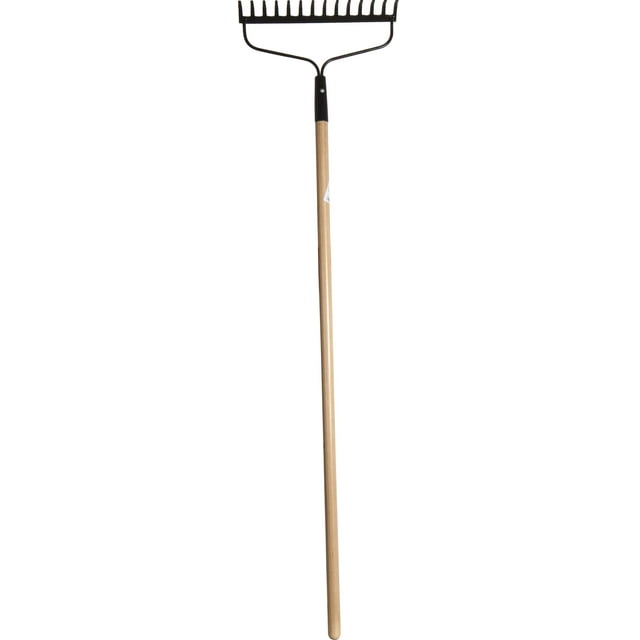 Expert Gardener 14-Tine Bow Rake with Wood Handle - Walmart.com