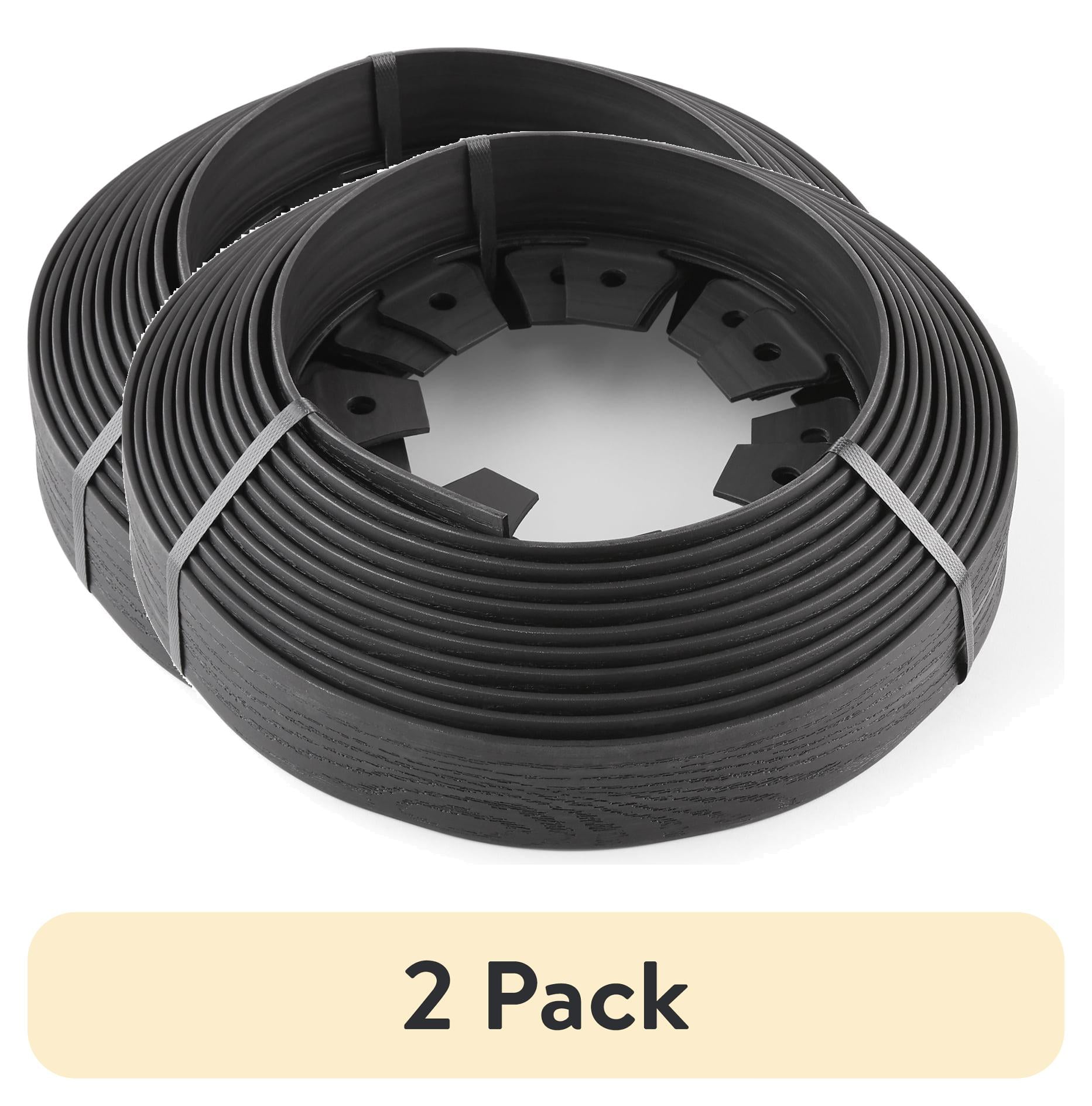 (2 pack) Expert Gardener 2-inch Tall Wall No-Dig Landscape Edging, 30 ...