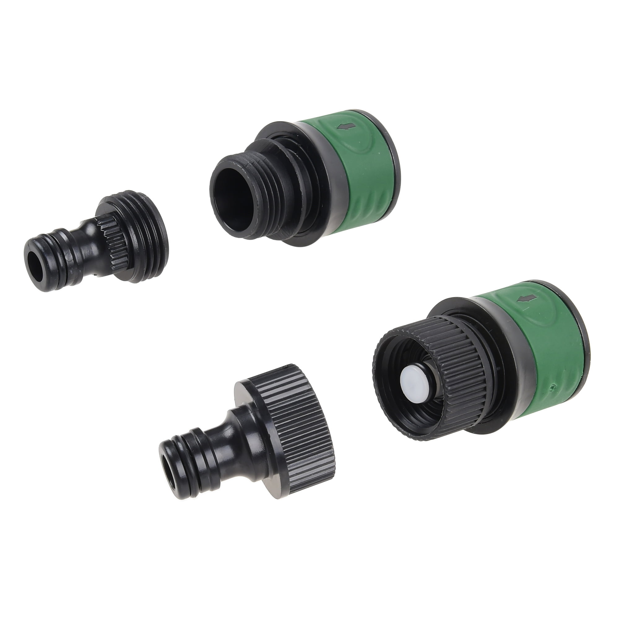 Expert Gardener 4 Pc Plastic Hose Quick Connect Set for Fast Nozzle ...