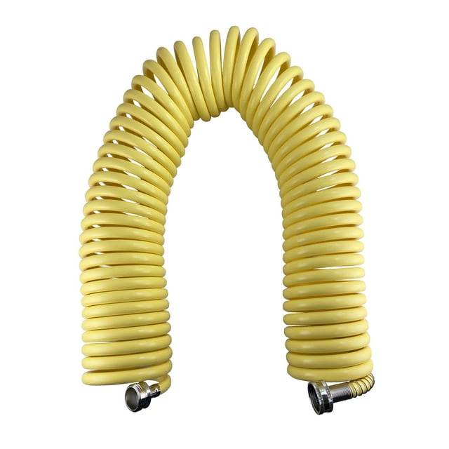 Expert Gardener 50ft Spiral Hose Yellow - Walmart.com