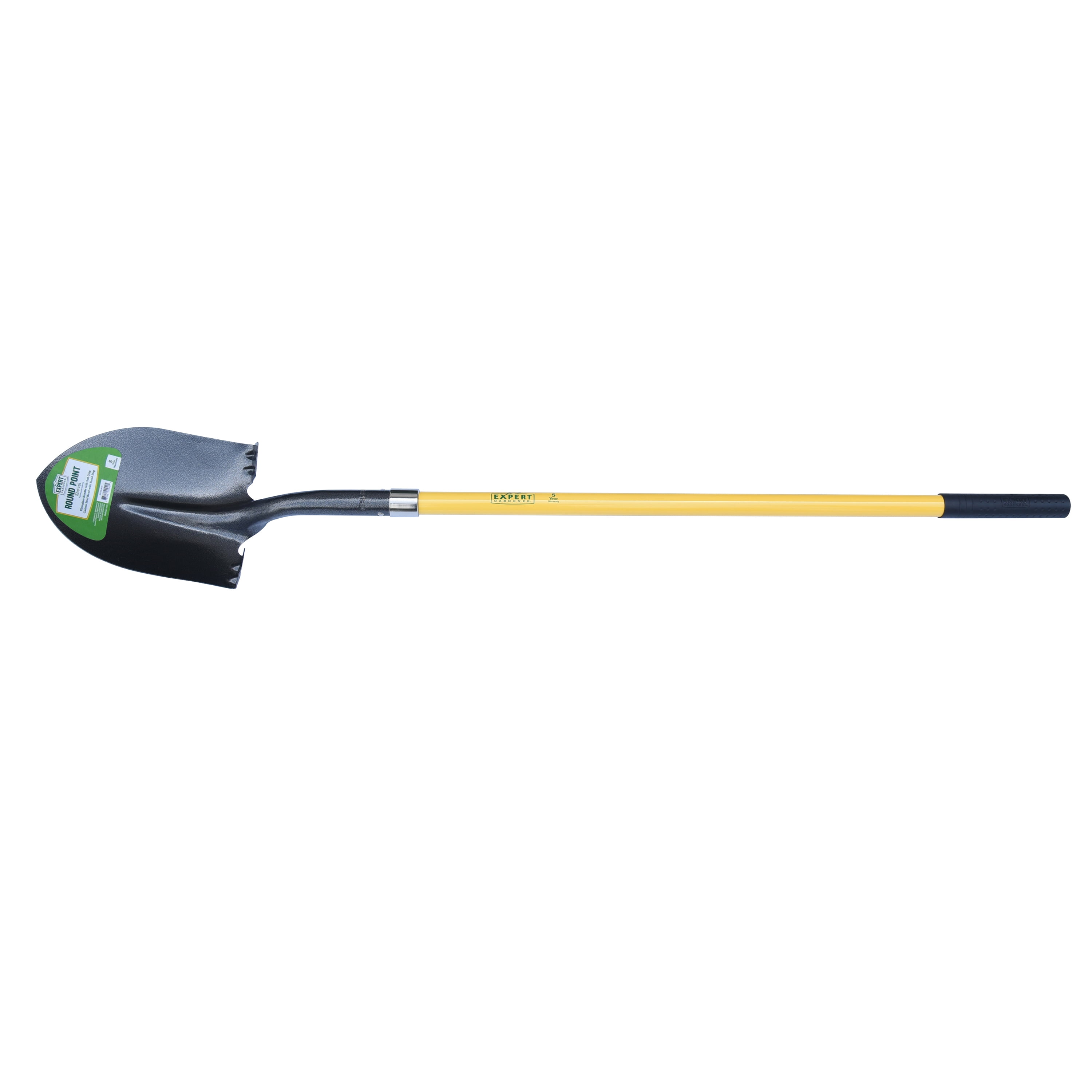 Expert Gardener 57.67" Fiberglass Long Handle Round Point Shovel ...