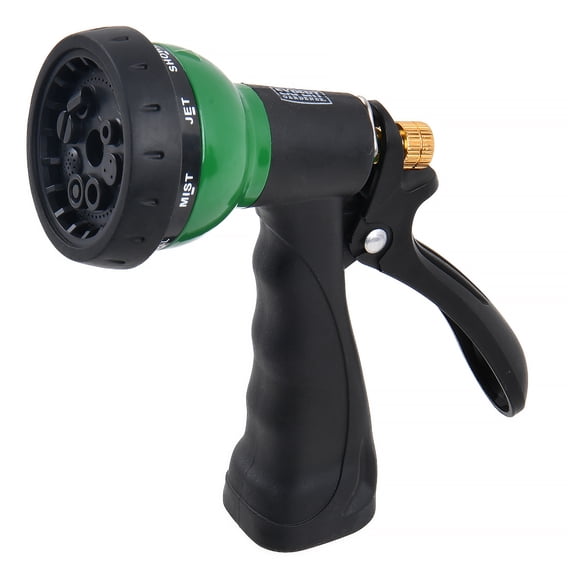Expert Gardener Watering Nozzle with 8 Pattern Spray, Durable Cast ...