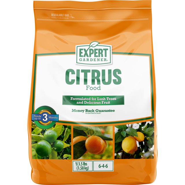 Expert Gardener Citrus Plant Food Fertilizer 6-4-6; 3.5 lbs. - Walmart ...