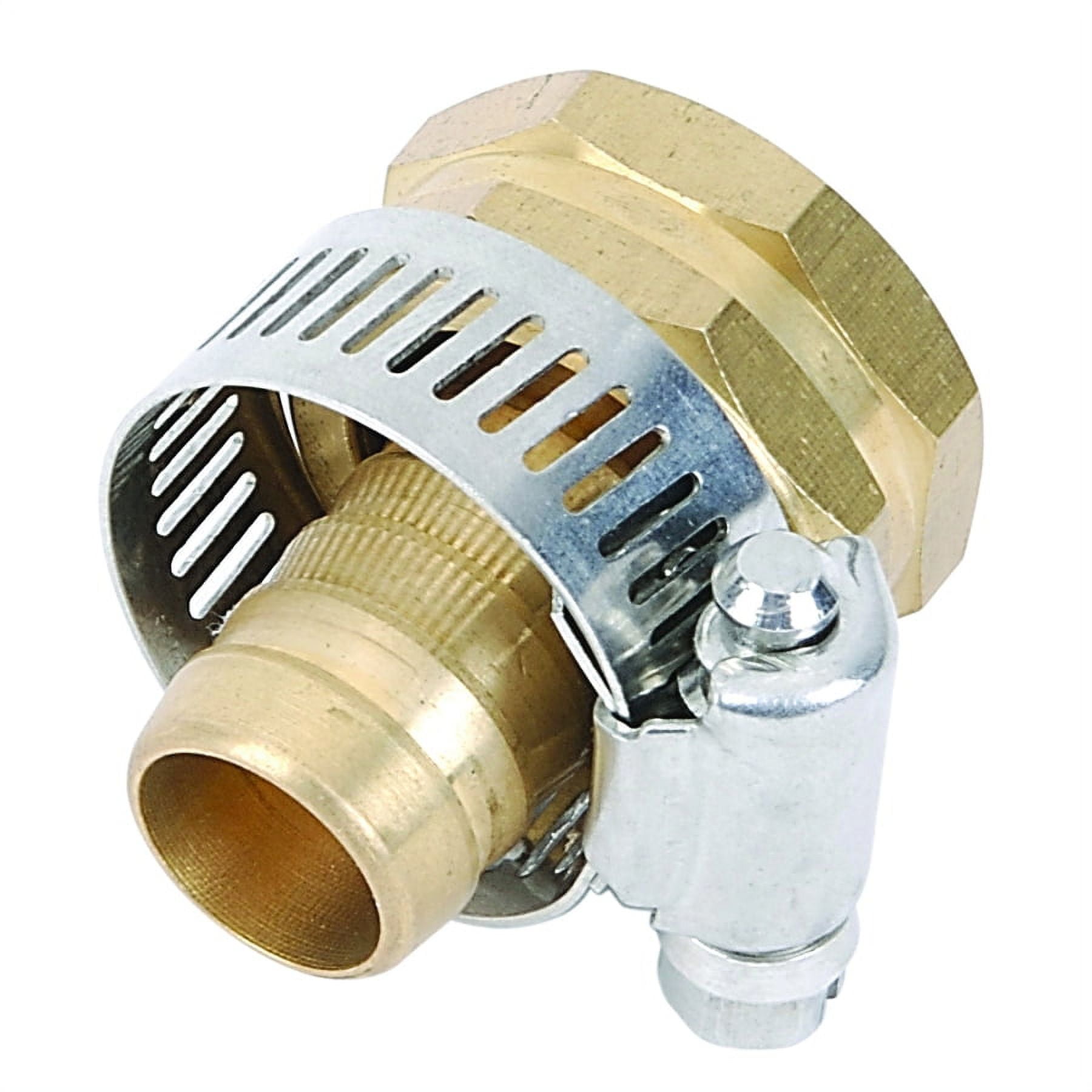 Expert Gardener Heavy-Duty Metal Female-End Garden Hose Mender 3/4" & 5 ...