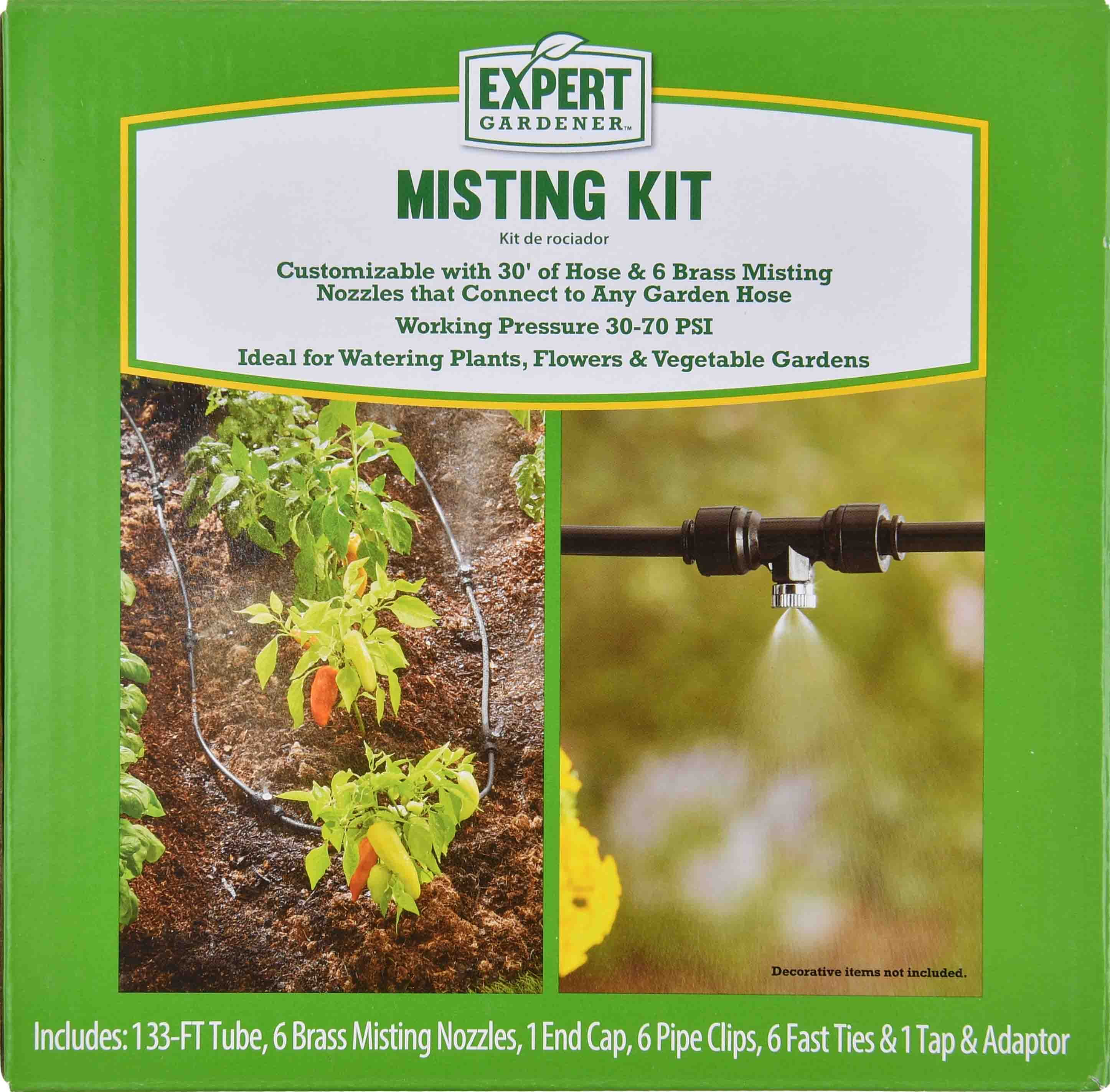 Expert Gardener Landscaping Misting Kit, Black Color for Live Plants 0 ...