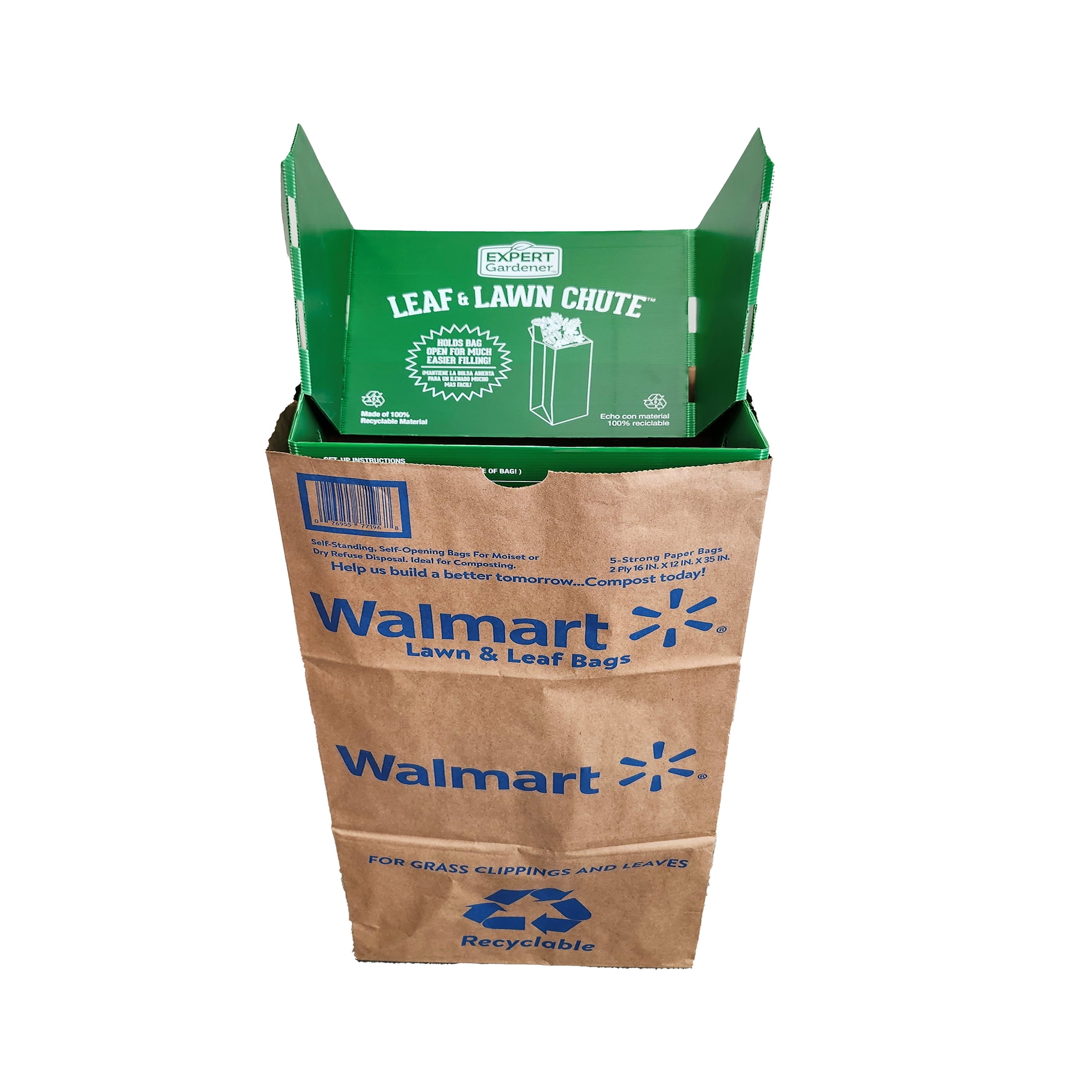 Expert Gardener Lawn and Leaf Bag Holder, 30 Gallon Yard Waste Bag ...